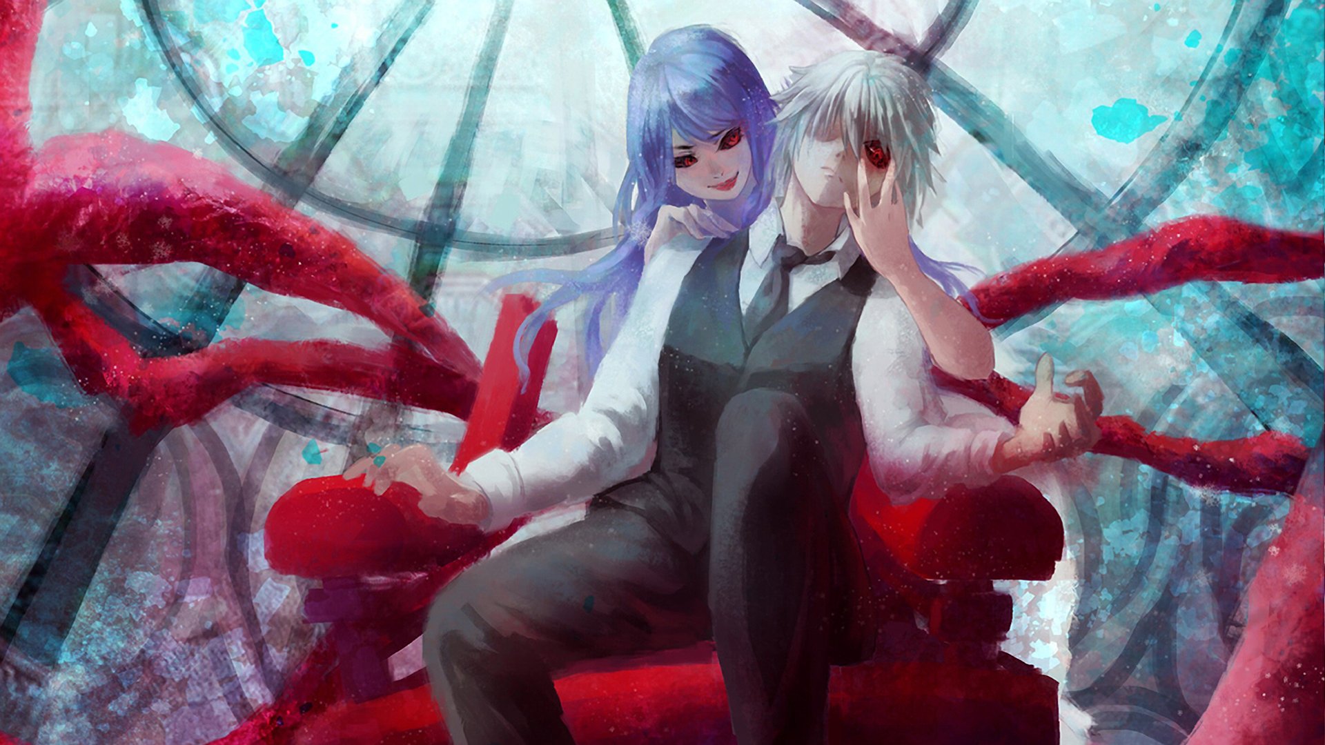 Riza And Kaneki Tokyo Ghoul Awesome Wallpaper