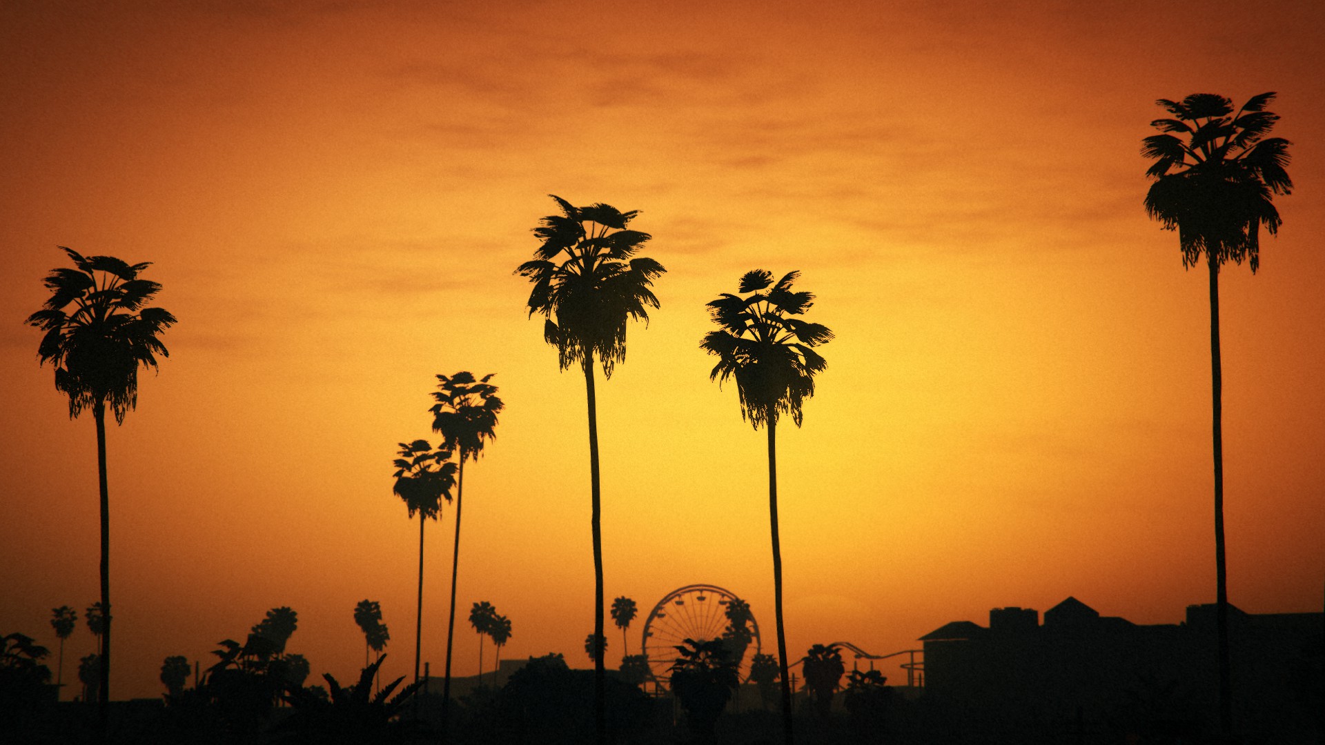 Download Roller Coaster Palm Tree Video Game Grand Theft Auto V HD ...