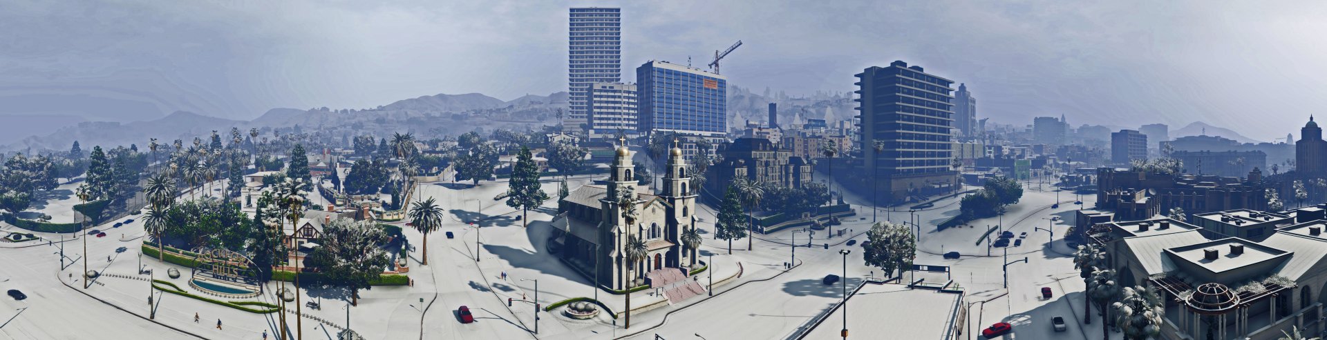 Download Snow Video Game Grand Theft Auto V HD Wallpaper | 8080x2073 ...