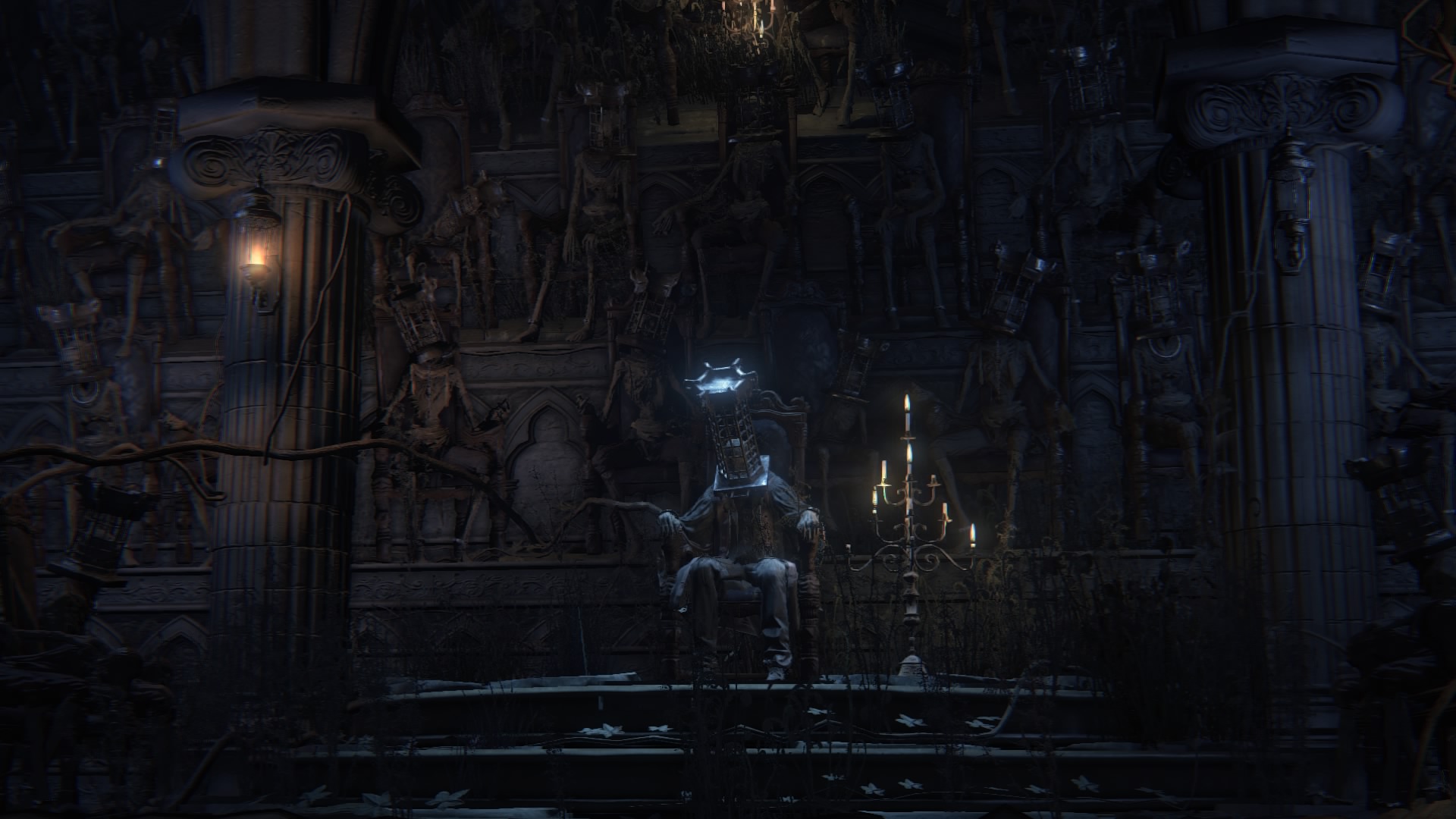 Bloodborne HD Wallpaper: Dark Throne of the Hunter