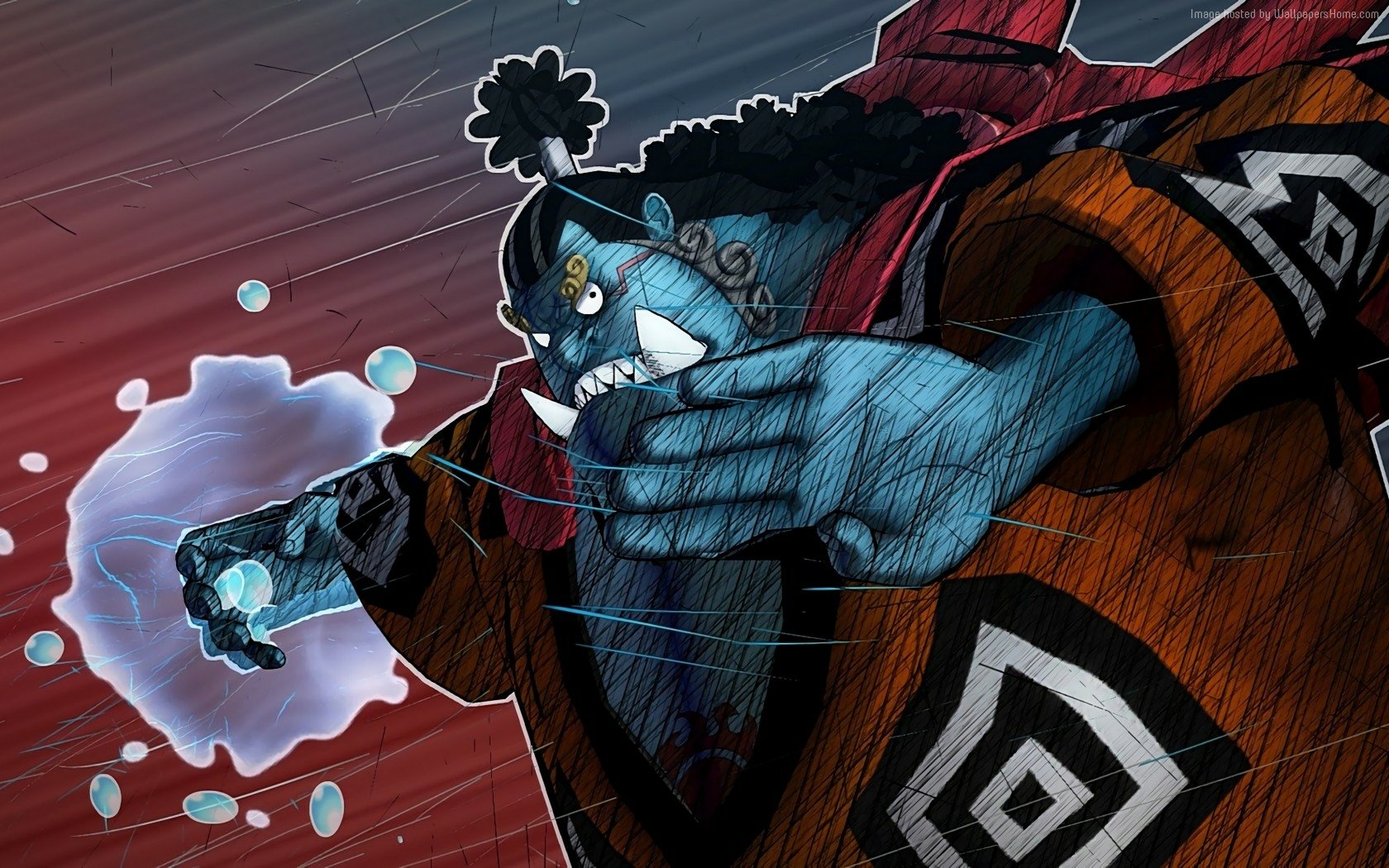 Epic HD Jinbe Wallpaper - One Piece Anime Splash