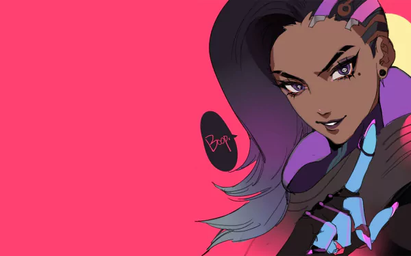 Sombra Overwatch HD Wallpaper by Wen-JR