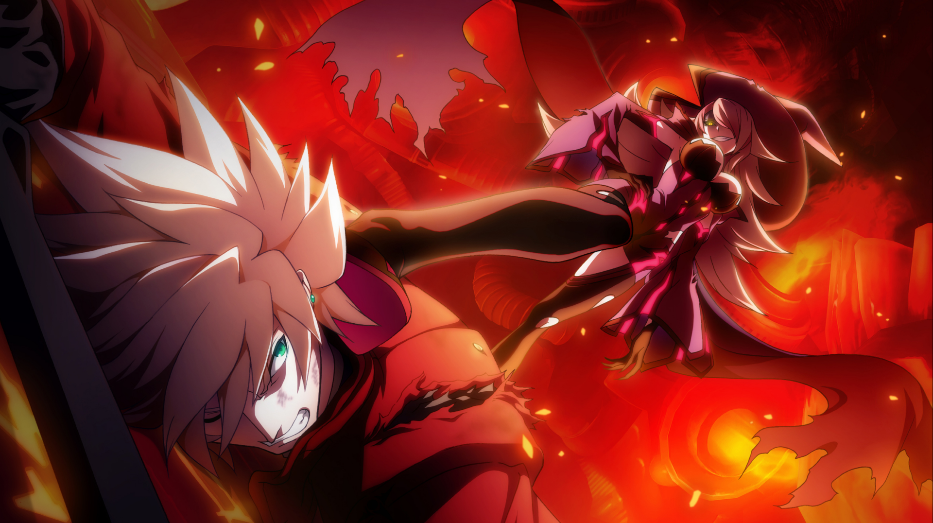BlazBlue Centralfiction HD Wallpaper - Epic Battle Scene