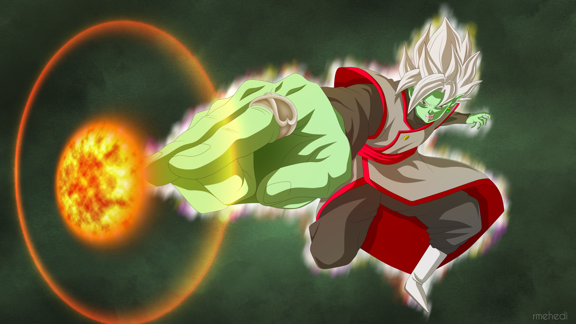 Dragon Ball Super 4K Ultra HD Anime Wallpaper – Epic Zamasu Battle Shot ...