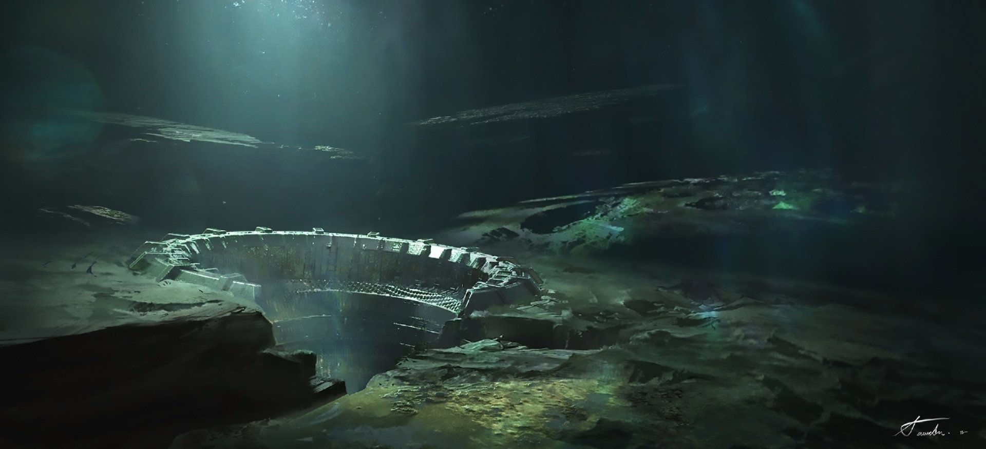 Enchanted Cave: A Fantasy Lightscape HD Wallpaper by Masahiro Sawada ...