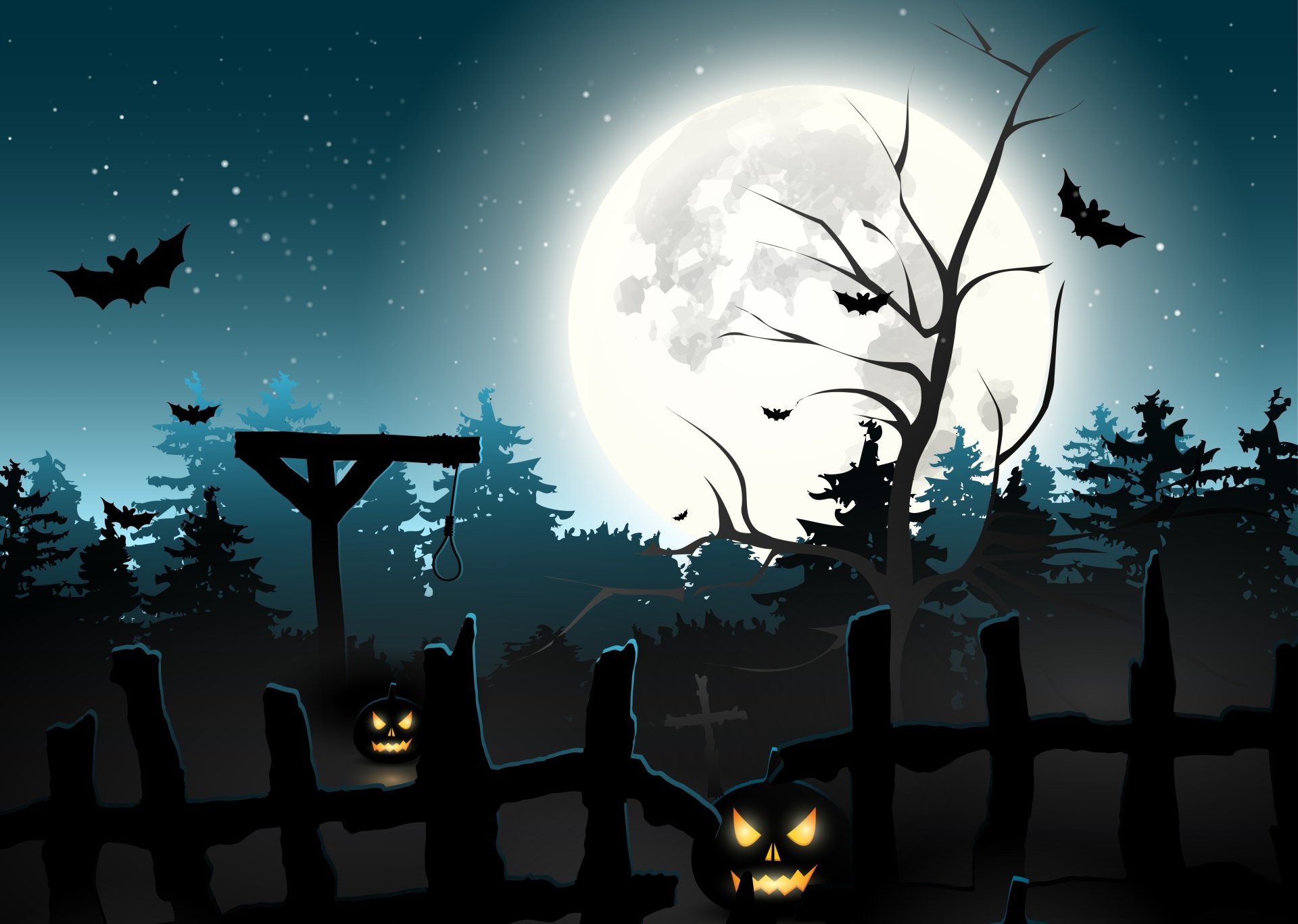 Spooky Halloween Nights: A 4K Ultra HD Wallpaper