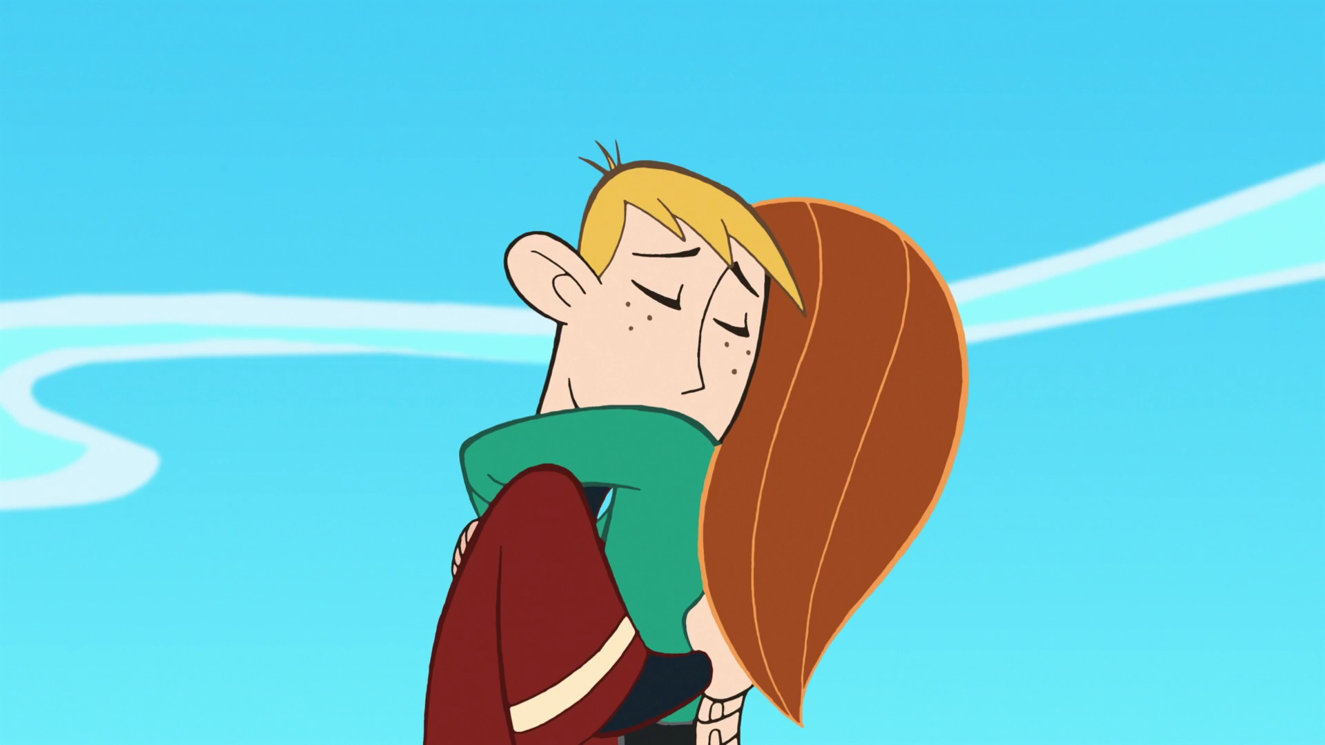 Kim Possible And Ron Stoppable Cuddling Kim Possible: Kim And Ron's