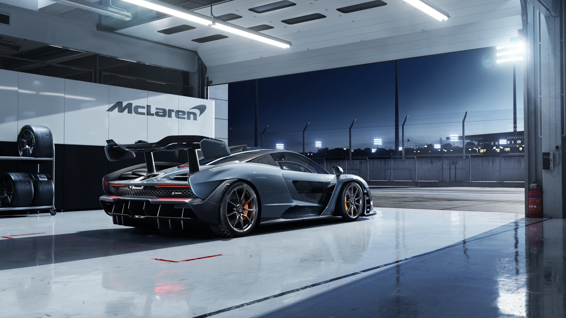 McLaren Senna Silver Supercar – 4K Ultra HD Wallpaper Excellence