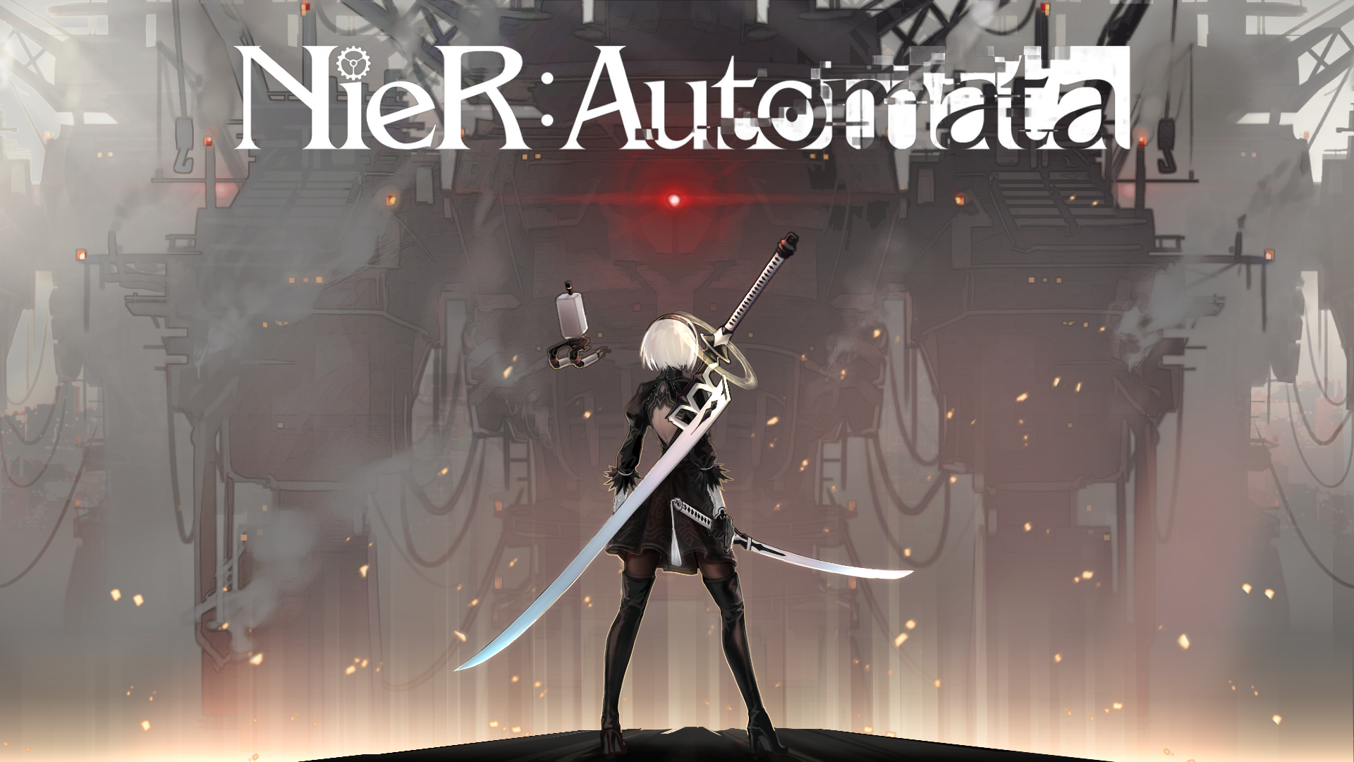 NieR: Automata 2B HD Wallpaper - Elegance in Combat by SEIN