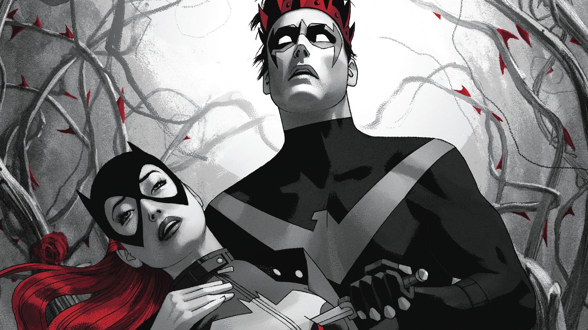 Download Dick Grayson Barbara Gordon Batgirl Comic Nightwing HD Wallpaper