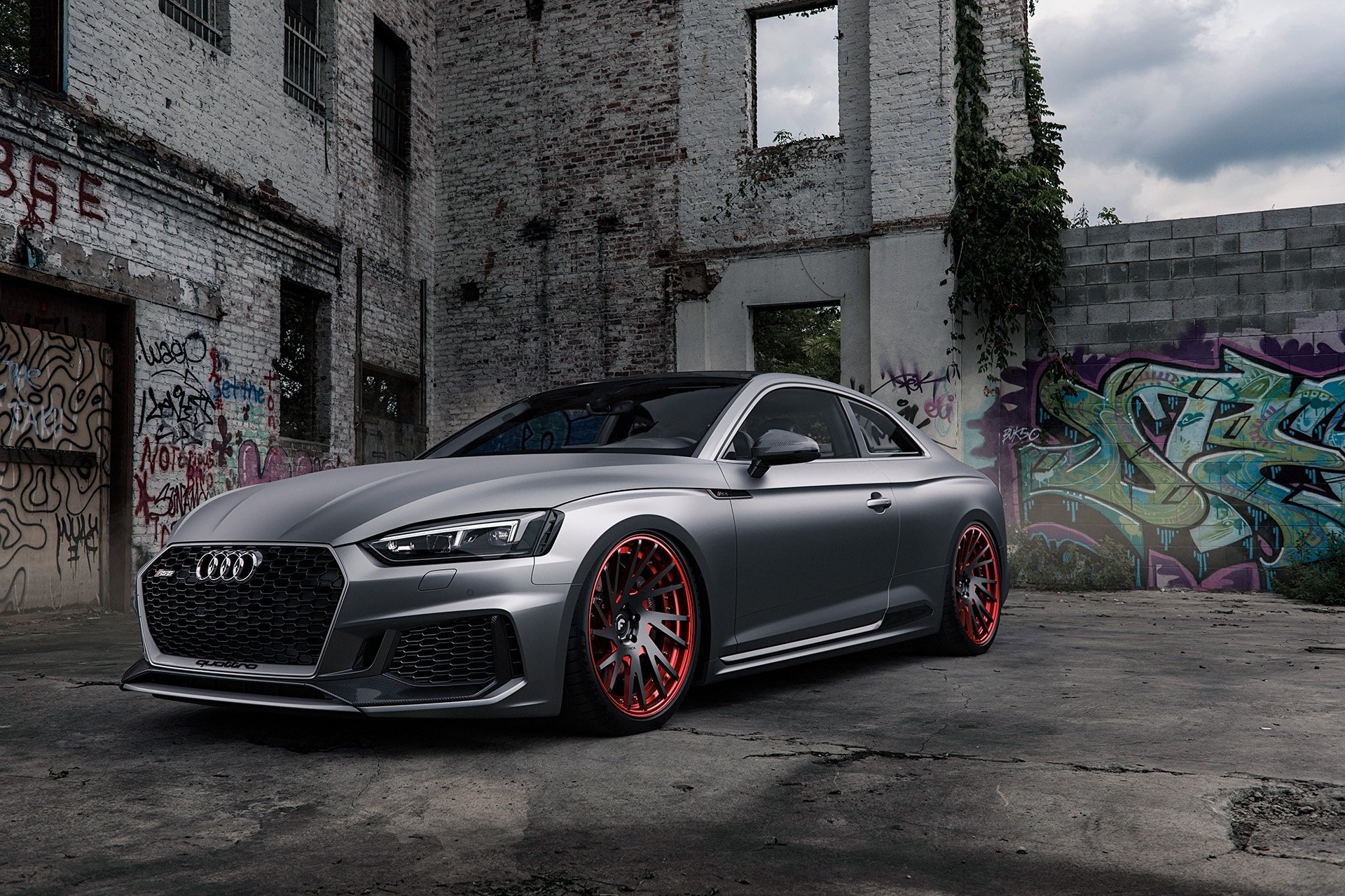 Stunning Audi RS5 Silver Beast – HD Car Wallpaper