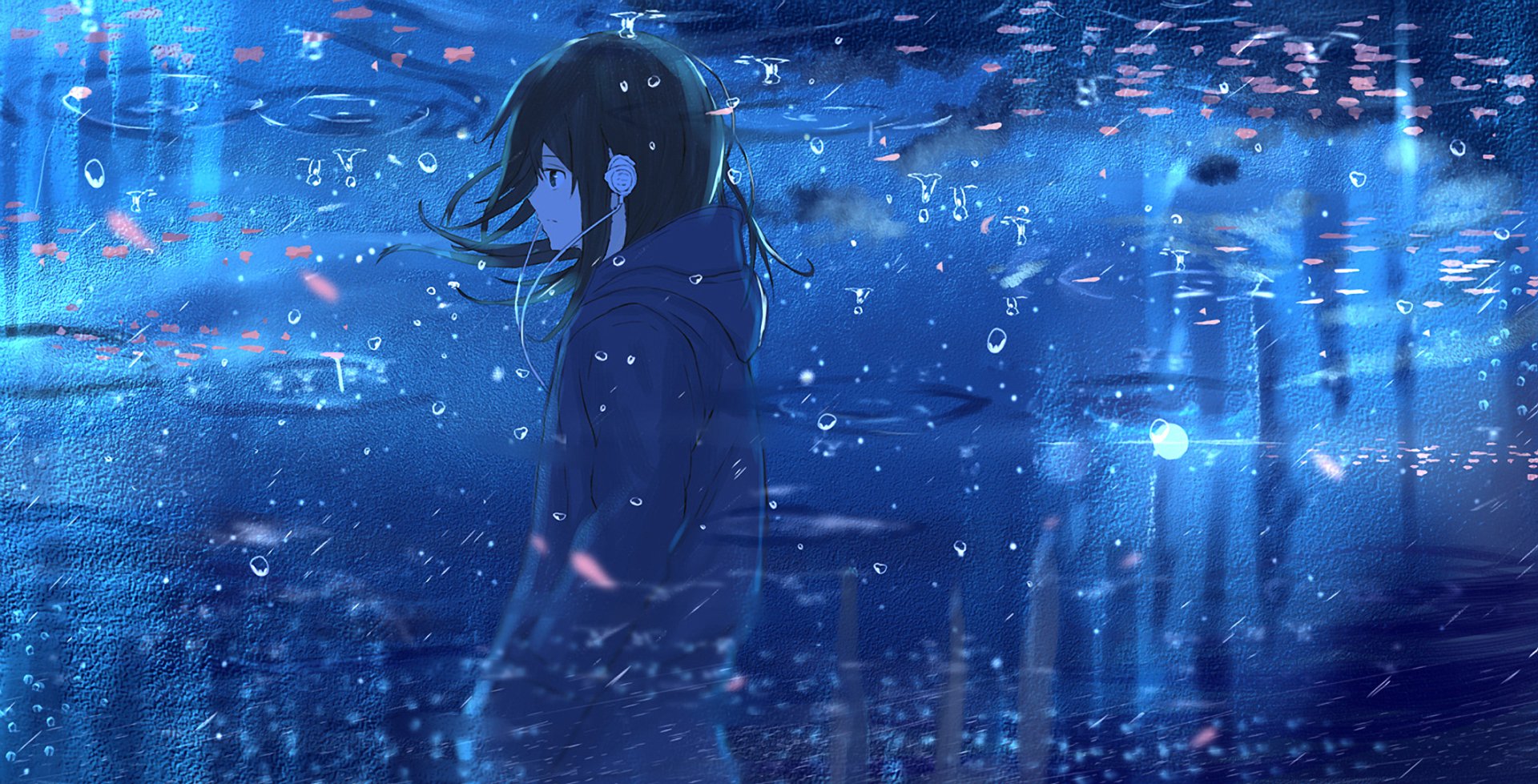 Reflective Anime Serenity - HD Wallpaper by 心象Sketch.