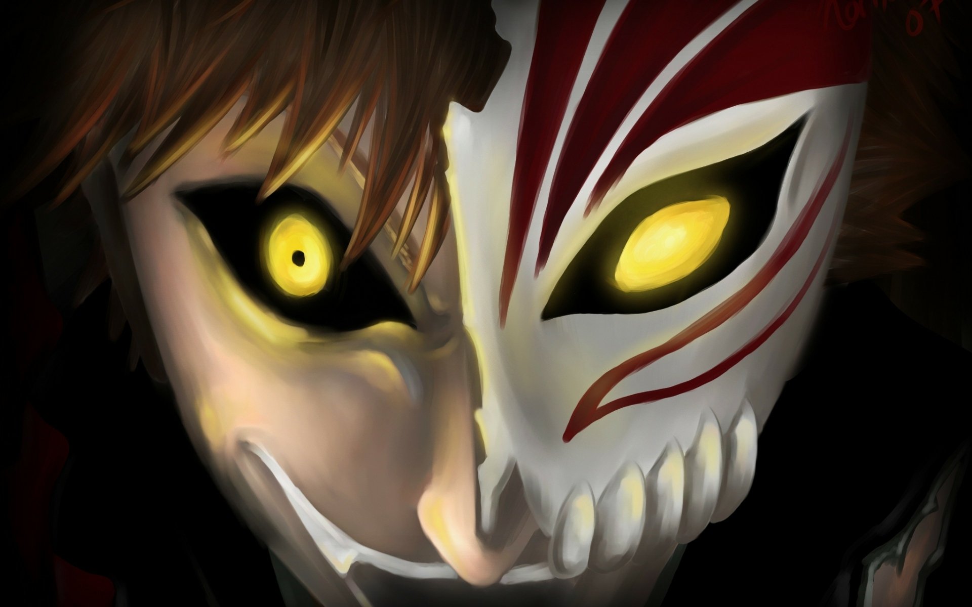 Ichigo Kurosaki 4K Ultra HD | Bleach Anime Demon Mask Wallpaper