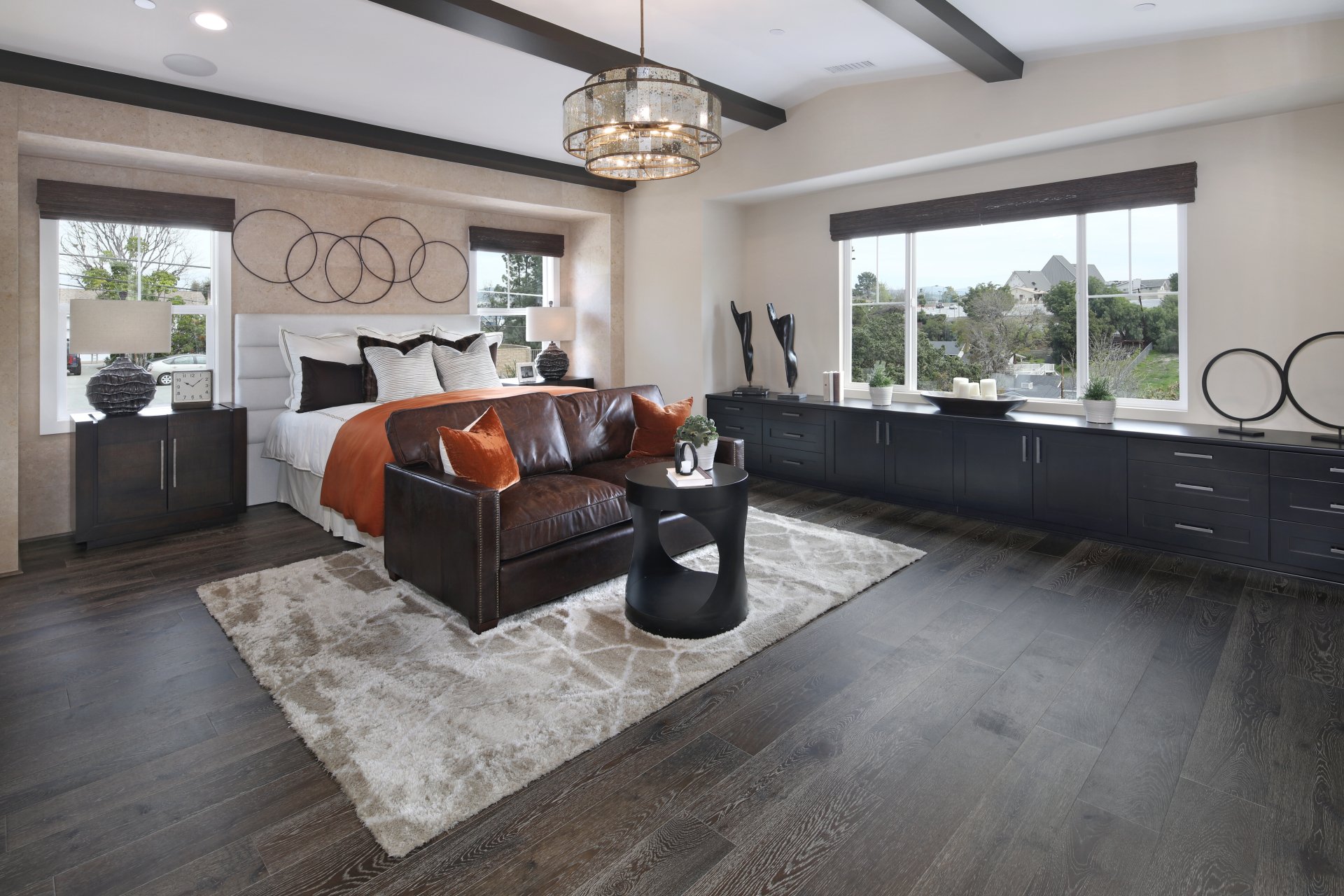 Download Furniture Bed Bedroom Man Made Room 4k Ultra HD Wallpaper