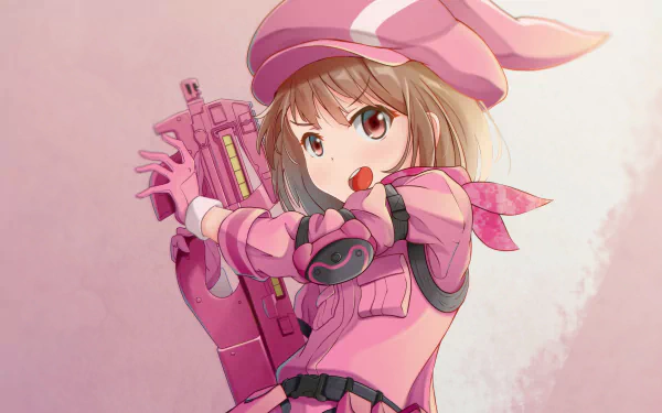 anime red gun Desktop Wallpapers, Phone Wallpaper, PFP, Gifs, and More ...