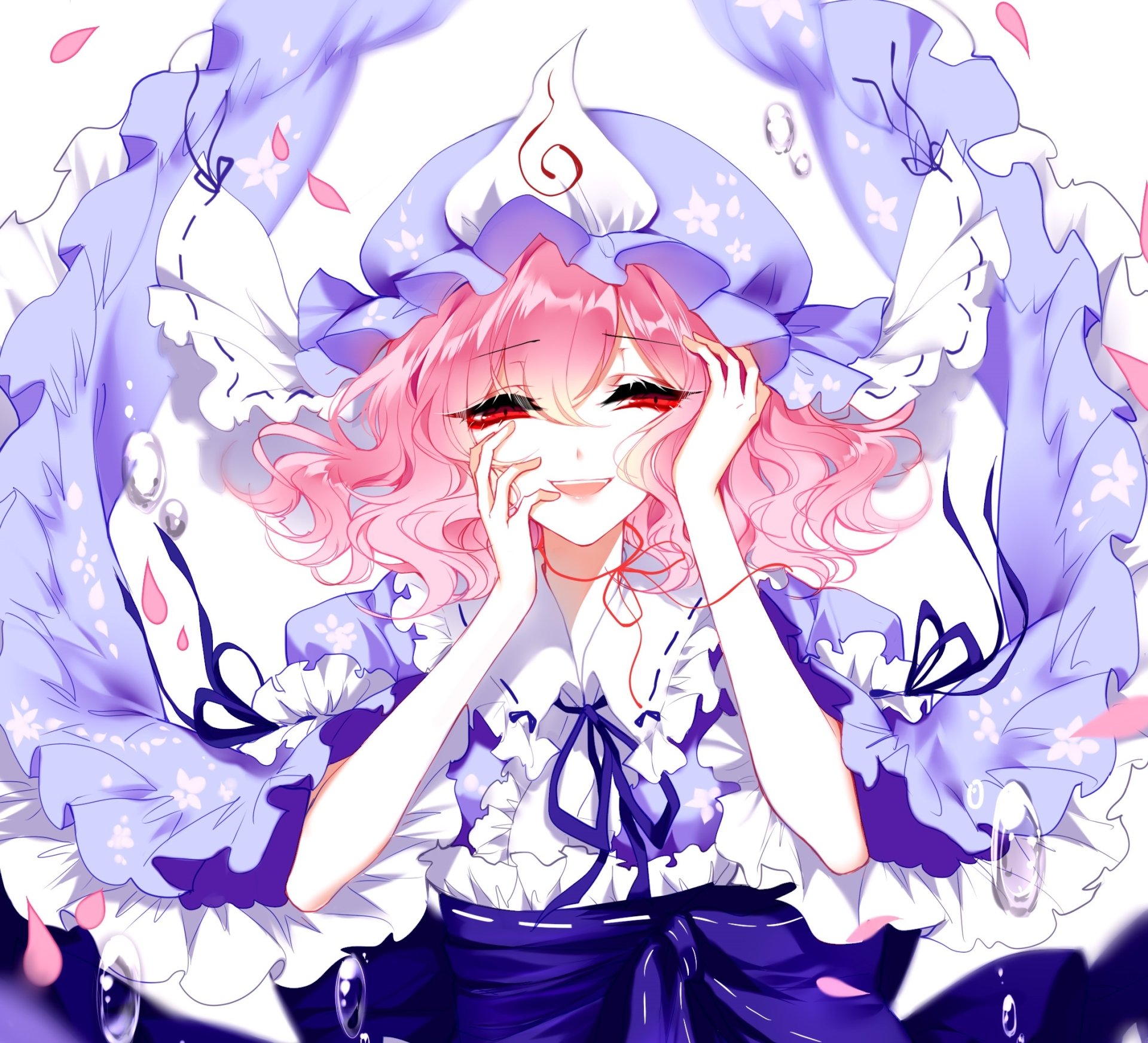 Download Yuyuko Saigyouji Anime Touhou HD Wallpaper by Sheya