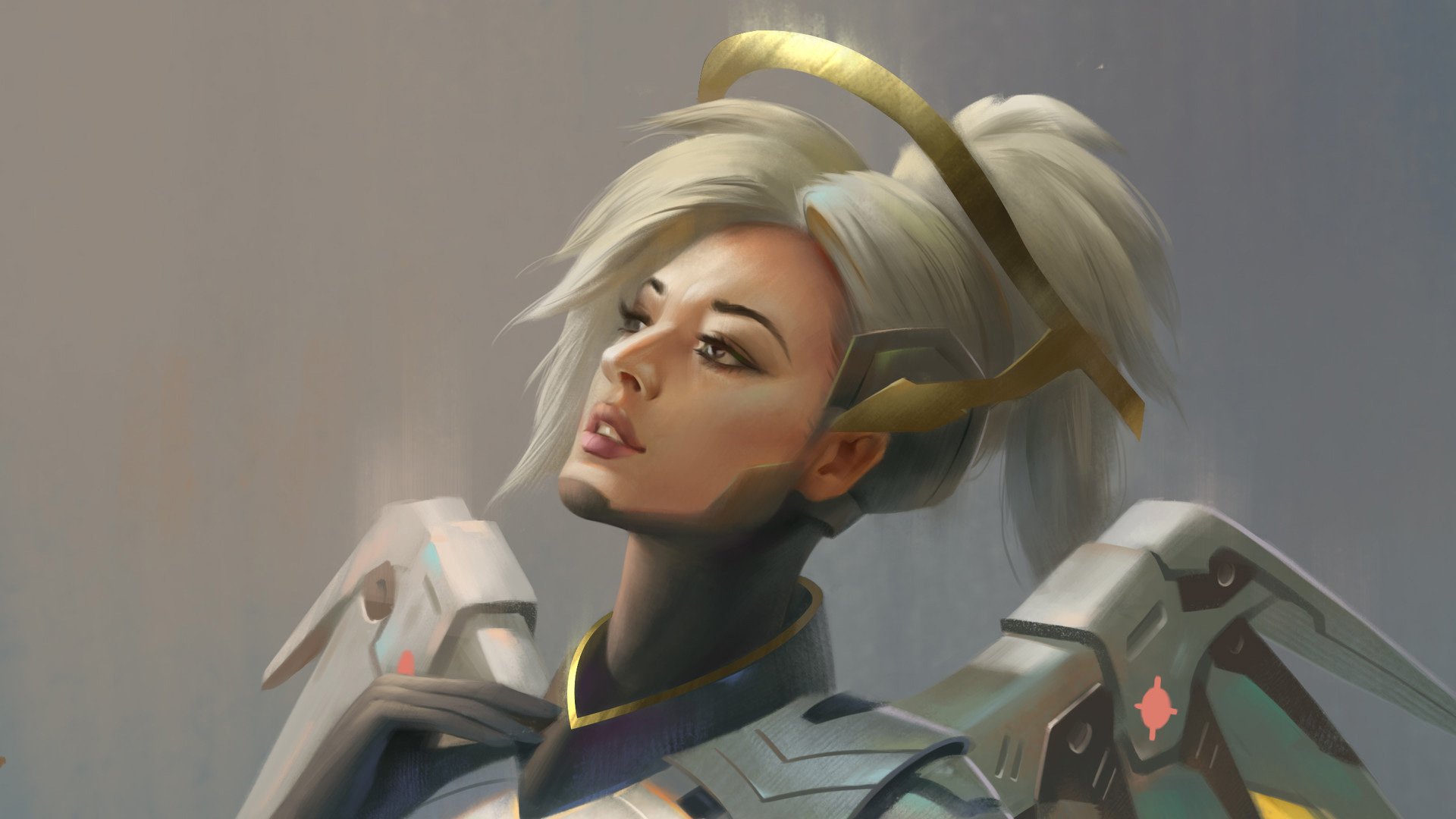 Mercy from Overwatch HD Wallpaper