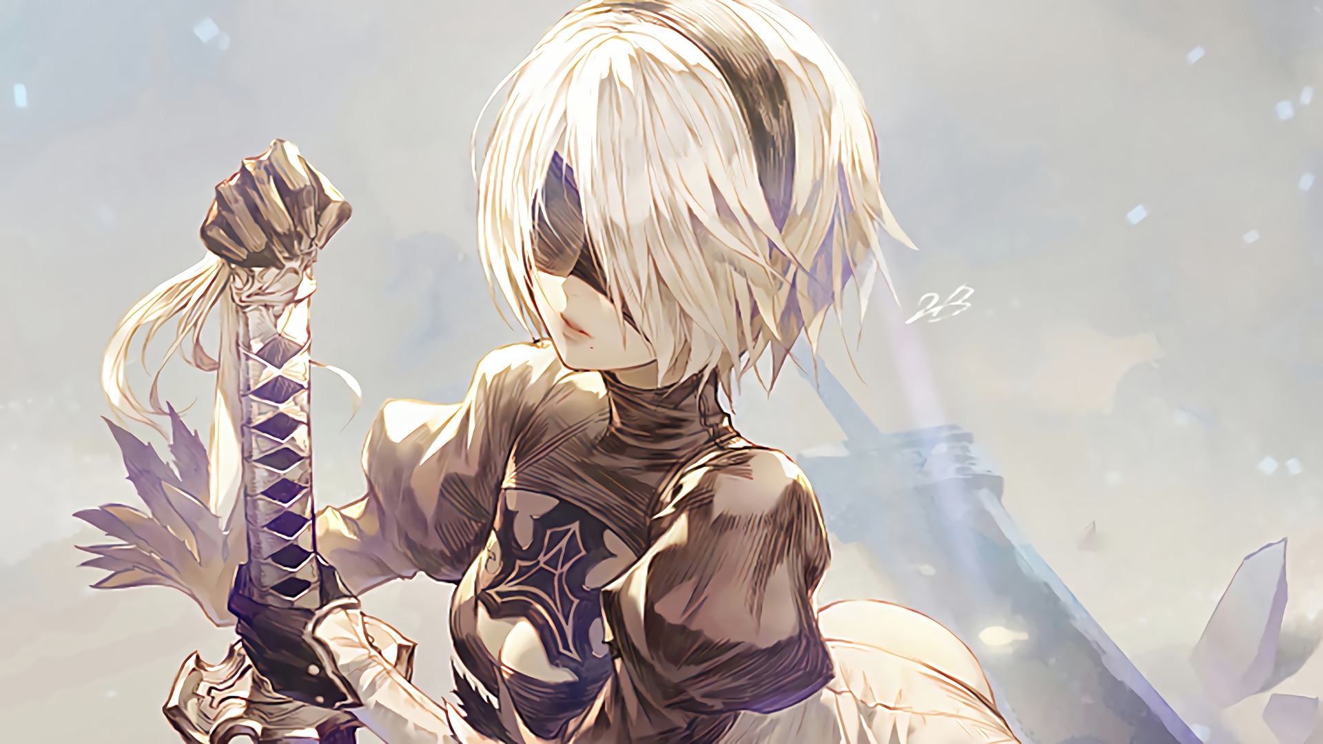 YoRHa No.2 Type B HD Wallpaper - NieR: Automata