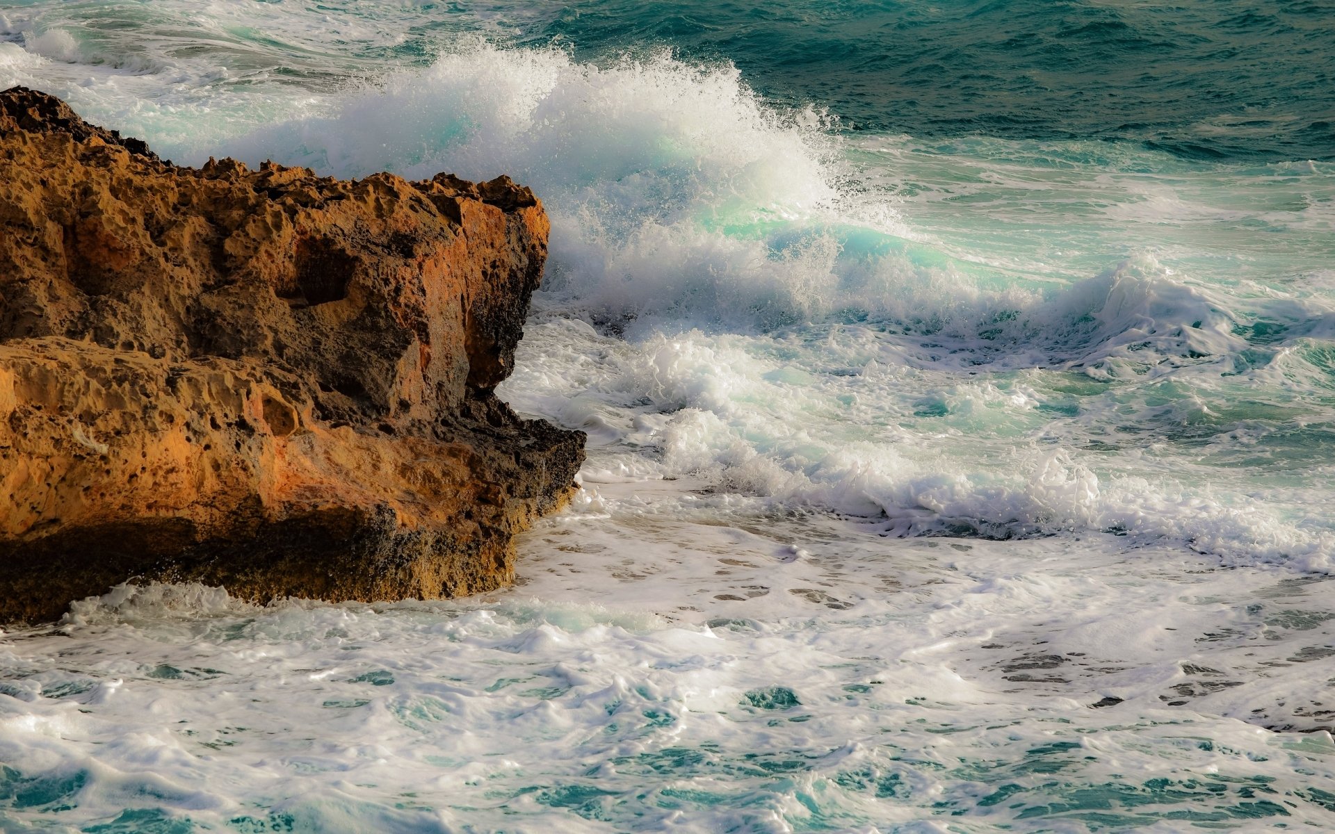 Download Sea Ocean Nature Wave Ocean Waves HD Wallpaper | 2560x1600 ...