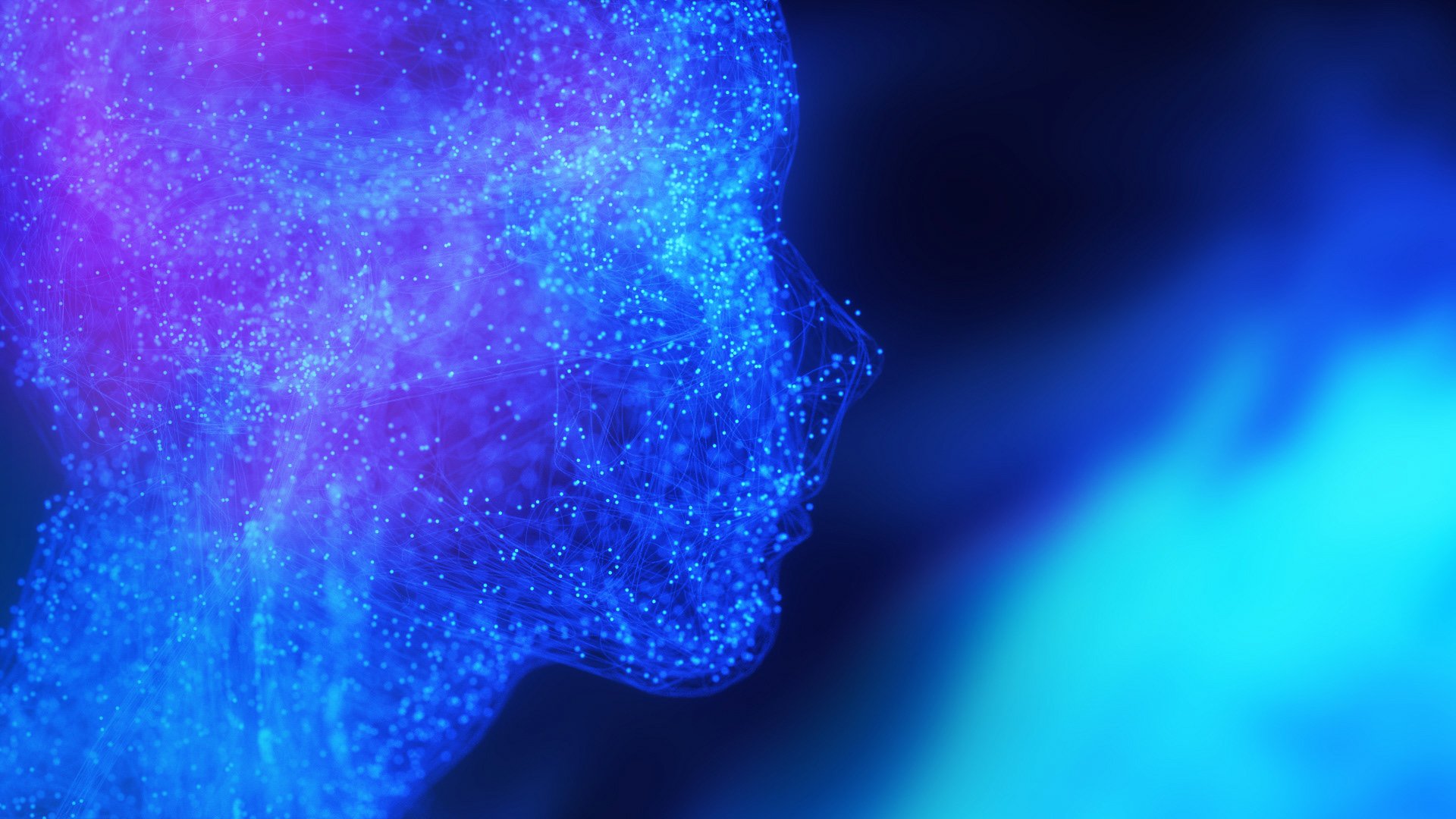 Download Blue Dots Artistic Human HD Wallpaper by Kirill Maksimchuk