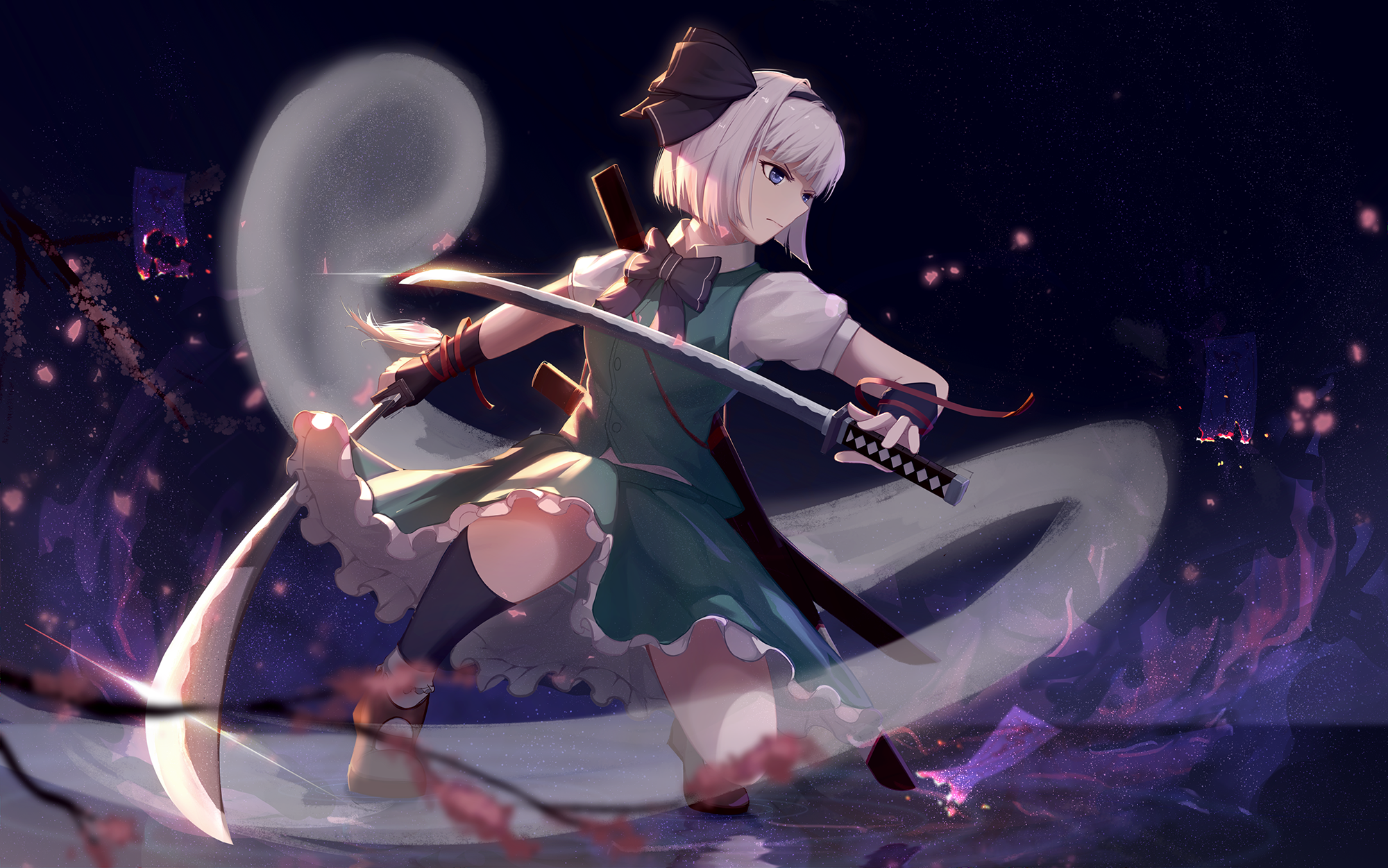 Download Youmu Konpaku Anime Touhou HD Wallpaper by Wamzz