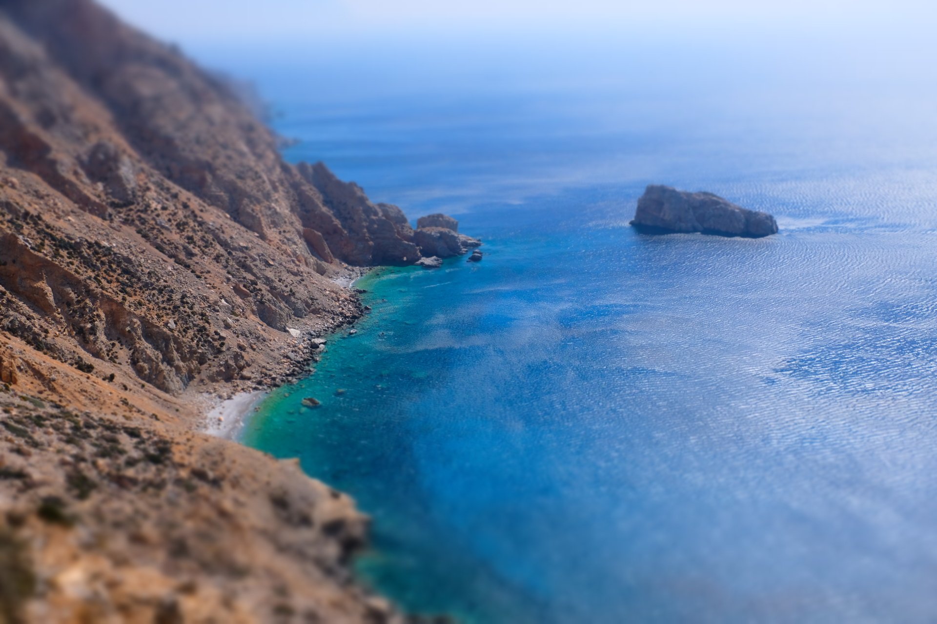 Download Ocean Coast Water Greece Nature Beach 4k Ultra HD Wallpaper