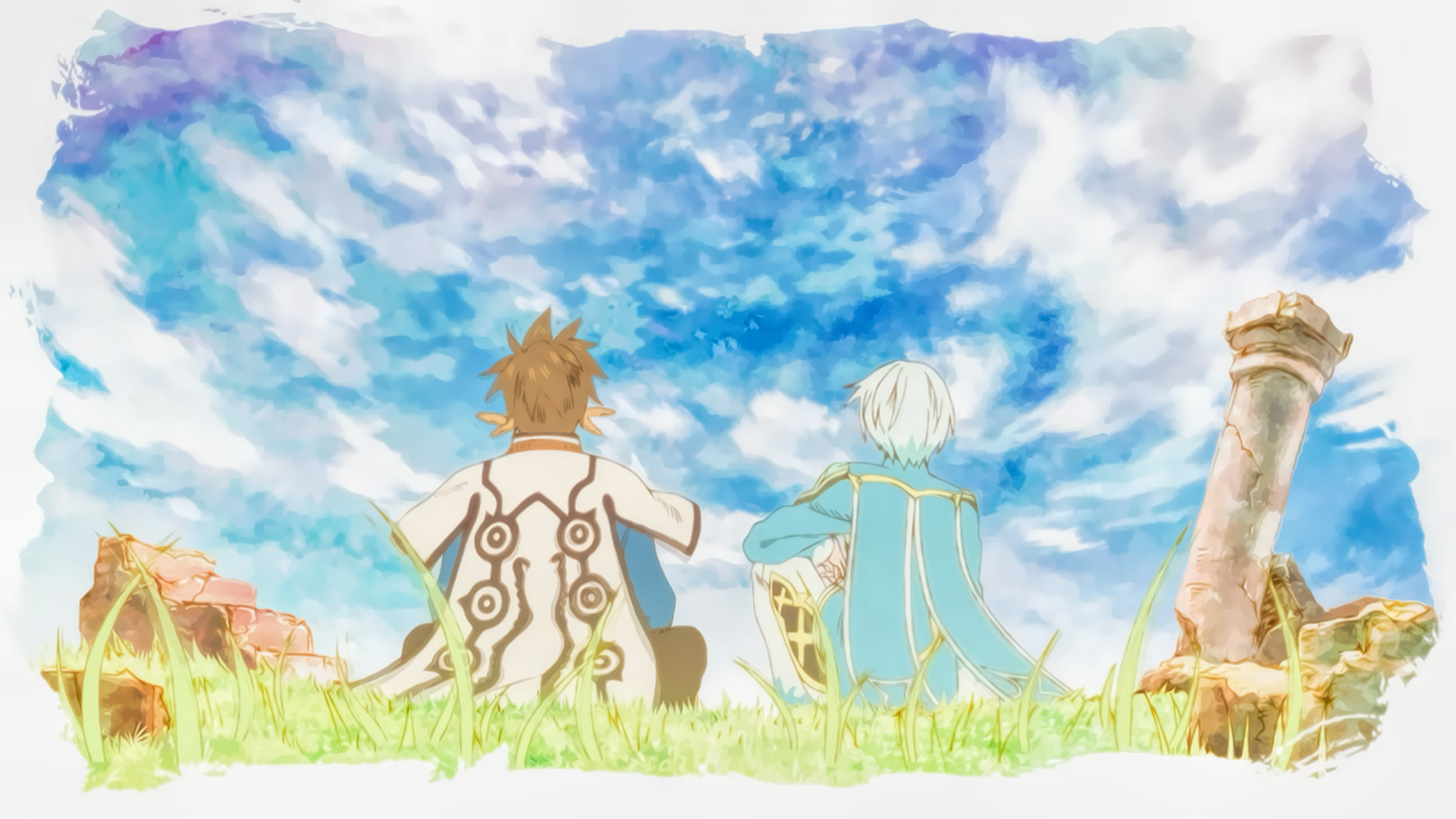Tales of Zestiria HD: Mikleo & Sorey Anime Vista Wallpaper by Sanoboss