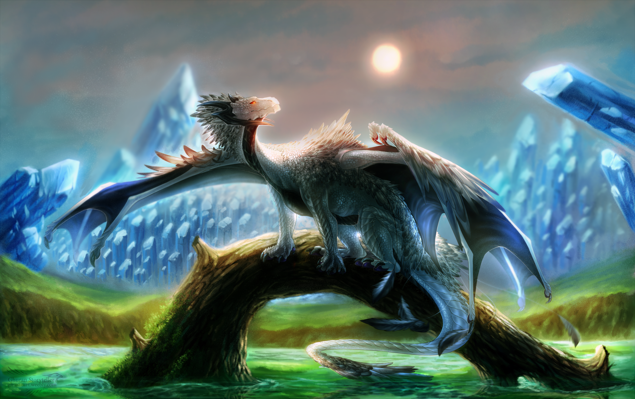 Download Fantasy Dragon HD Wallpaper by Hydlunn
