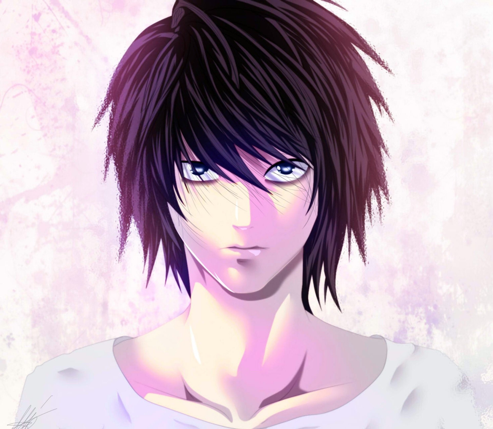 Download L (Death Note) Anime Death Note HD Wallpaper by D3stre