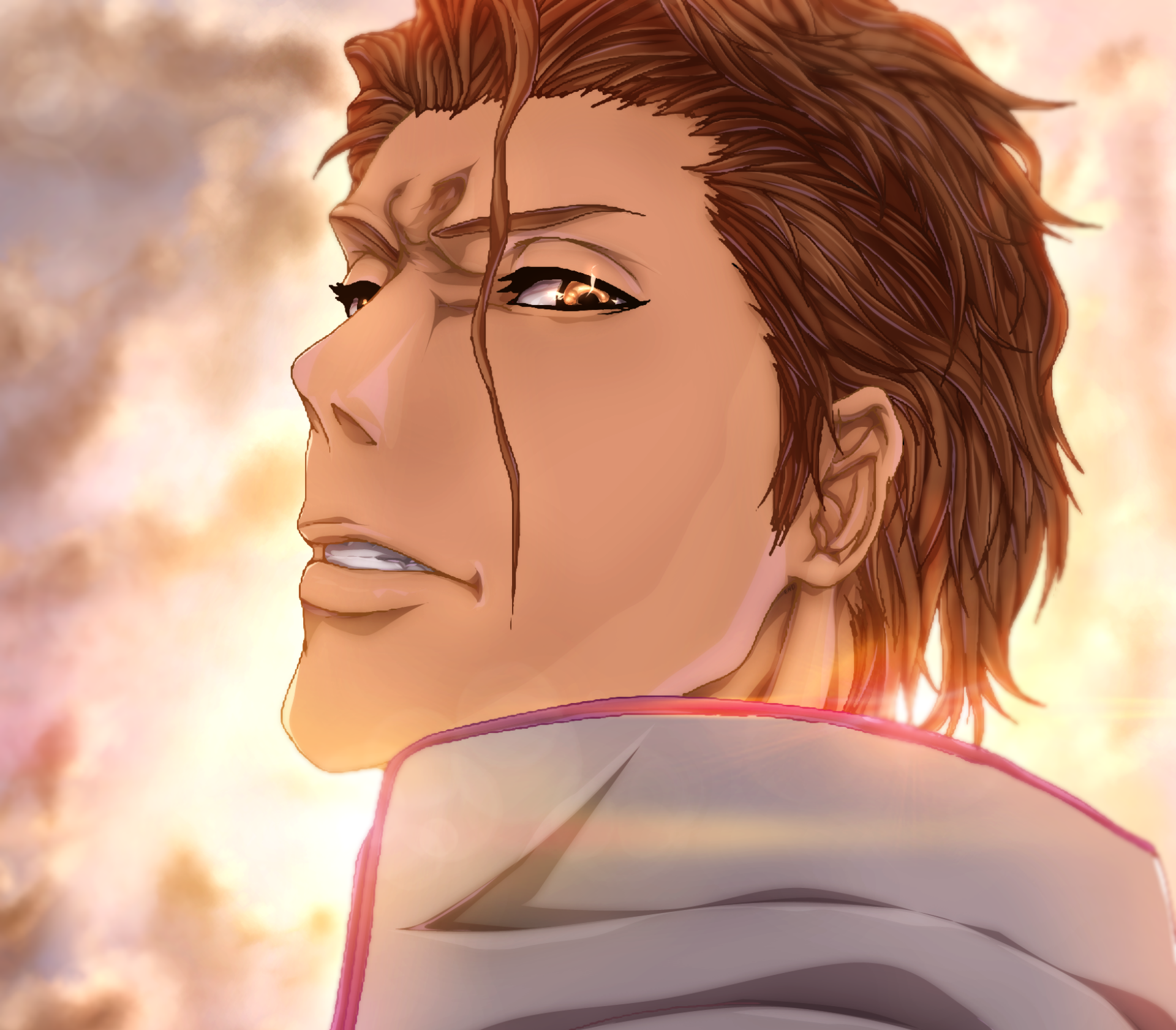 Download Sōsuke Aizen Anime Bleach HD Wallpaper by Dragon--anime