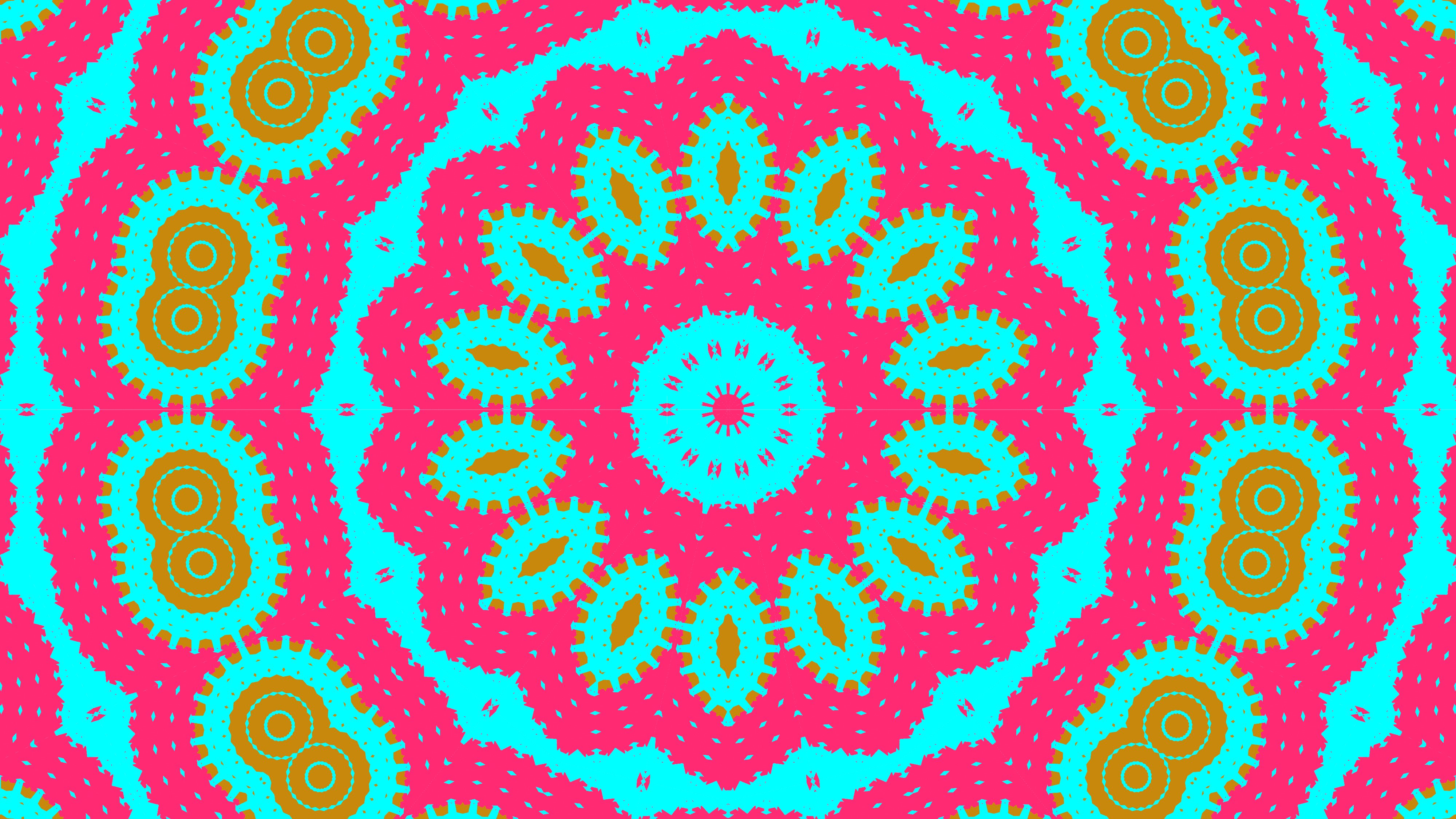 4K Ultra HD Abstract Kaleidoscope Pattern Wallpaper by KEJI