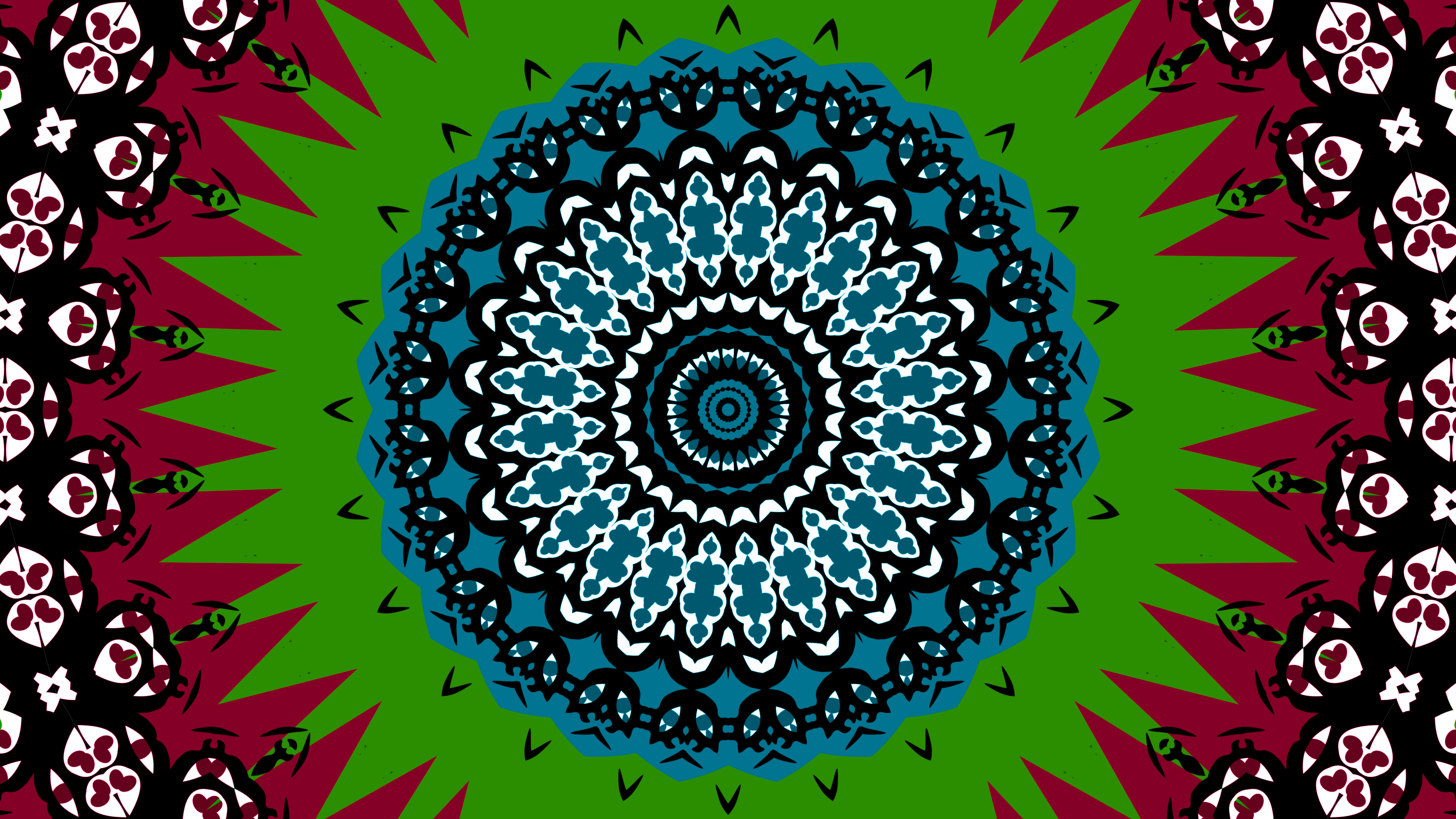 Download Circle Pattern Abstract Kaleidoscope 4k Ultra HD Wallpaper by KEJI