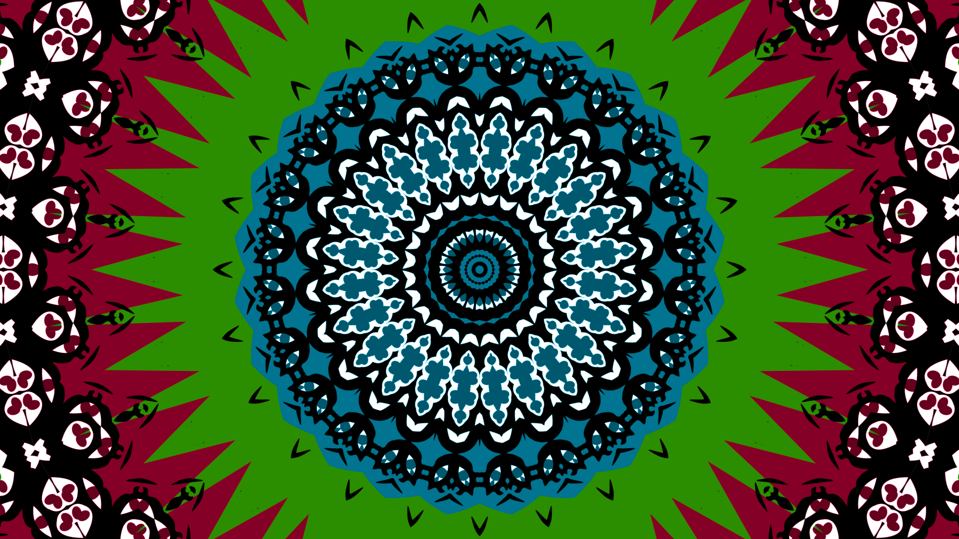 Download Circle Pattern Abstract Kaleidoscope 4k Ultra HD Wallpaper by KEJI