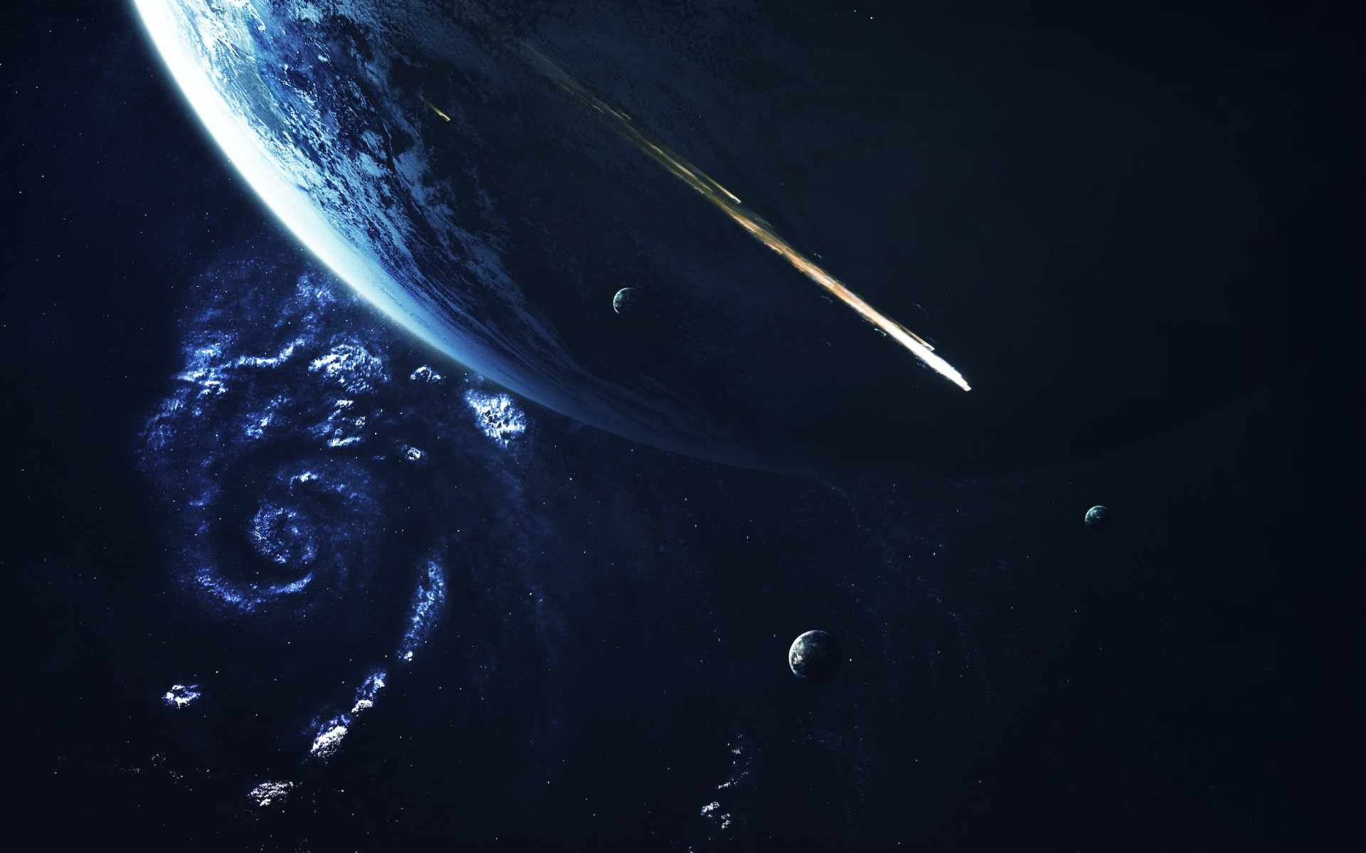 Download Sci Fi Planetscape HD Wallpaper by Vadim Sadovski