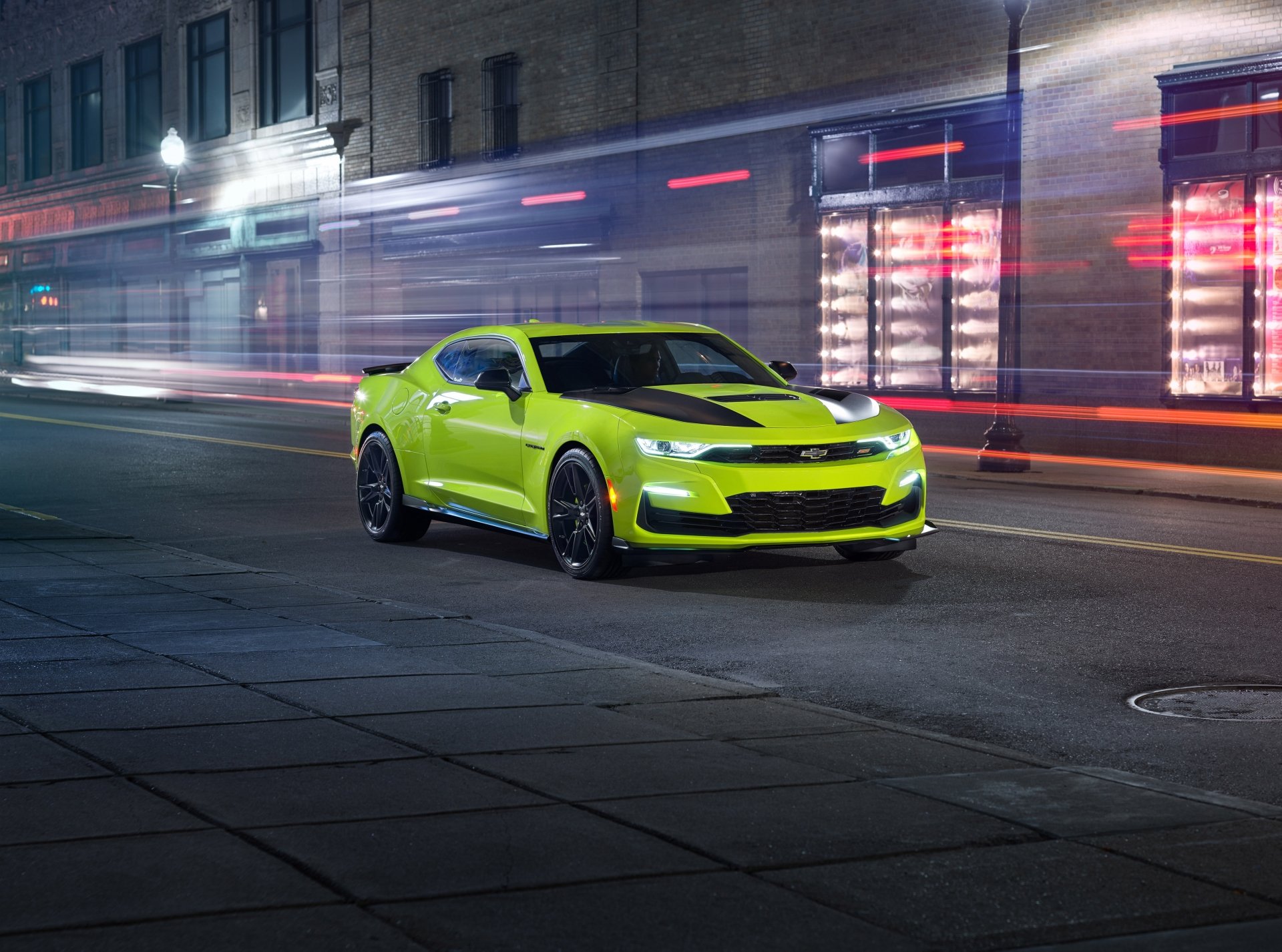 Download Muscle Car Green Car Car Chevrolet Chevrolet Camaro Vehicle ...
