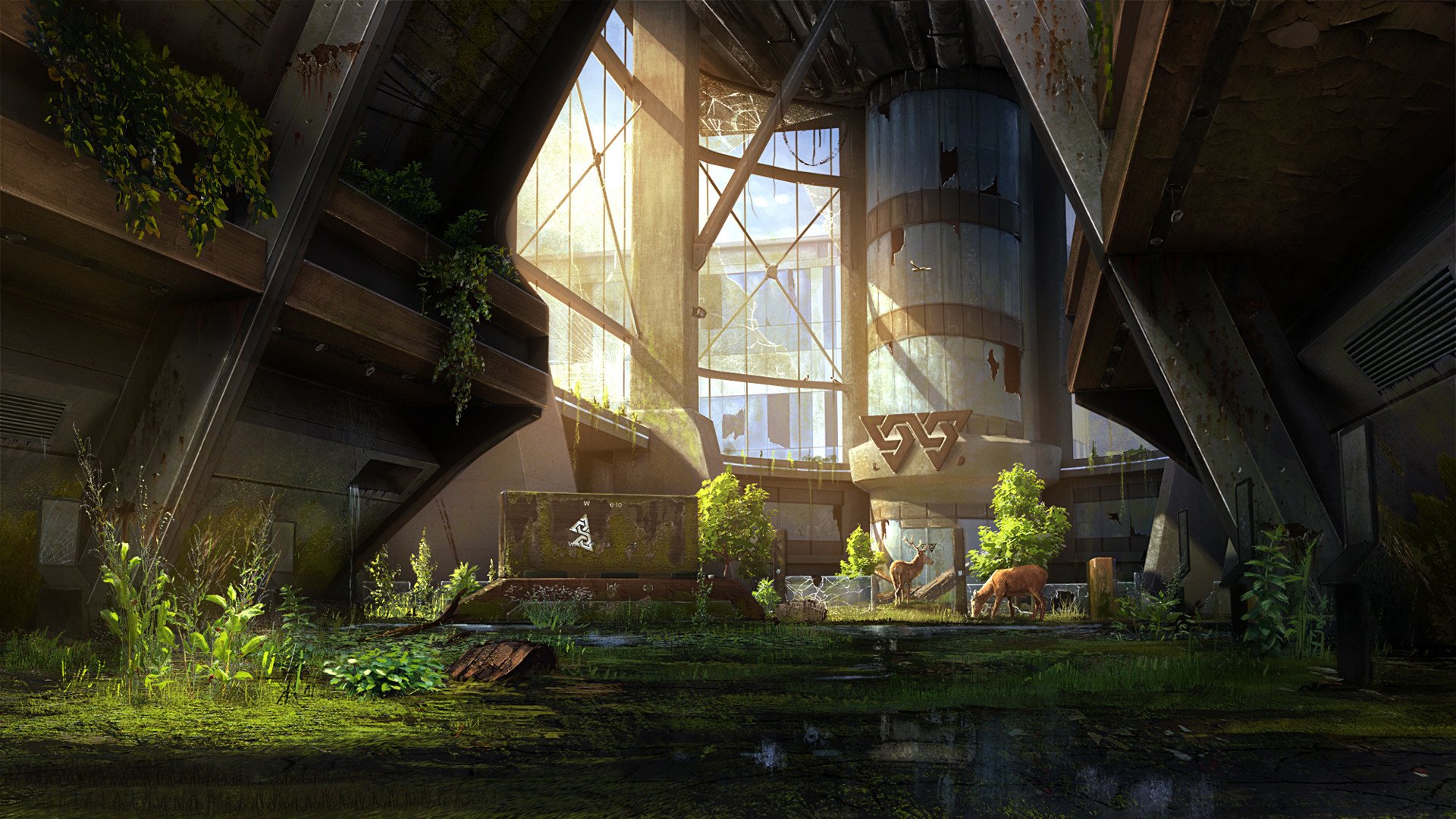 Post Apocalyptic Serenity - HD Sci-Fi Wallpaper by Edward Barons