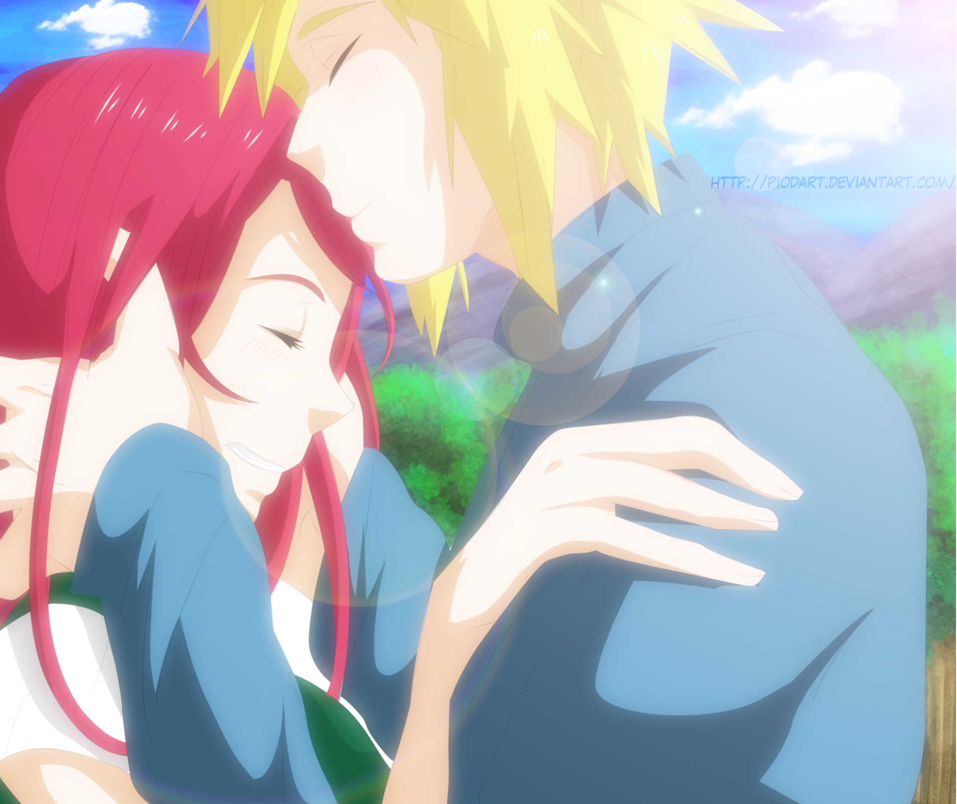 Download Kushina Uzumaki Minato Namikaze Anime Naruto HD Wallpaper by ...