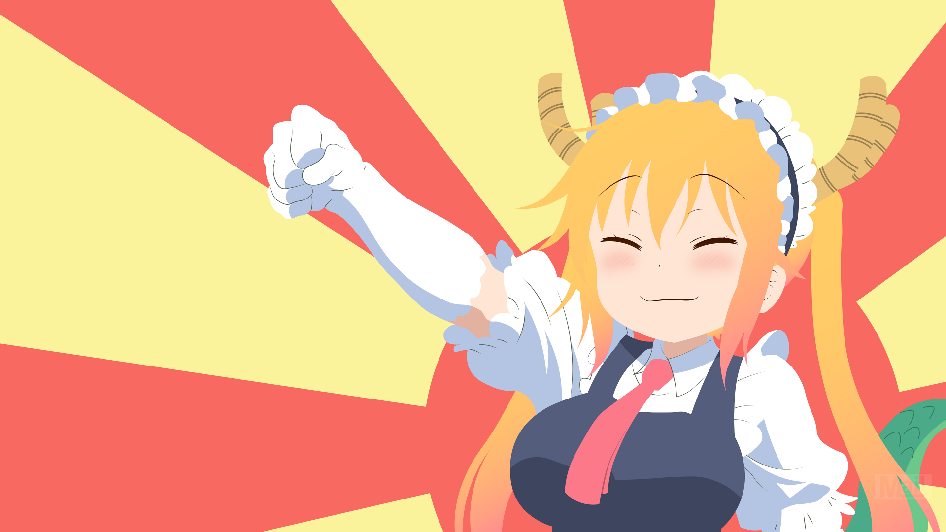 Tooru - Kobayashi-san Chi no Maid Dragon Ver. 1 by Rikki | 3840x2160 ...