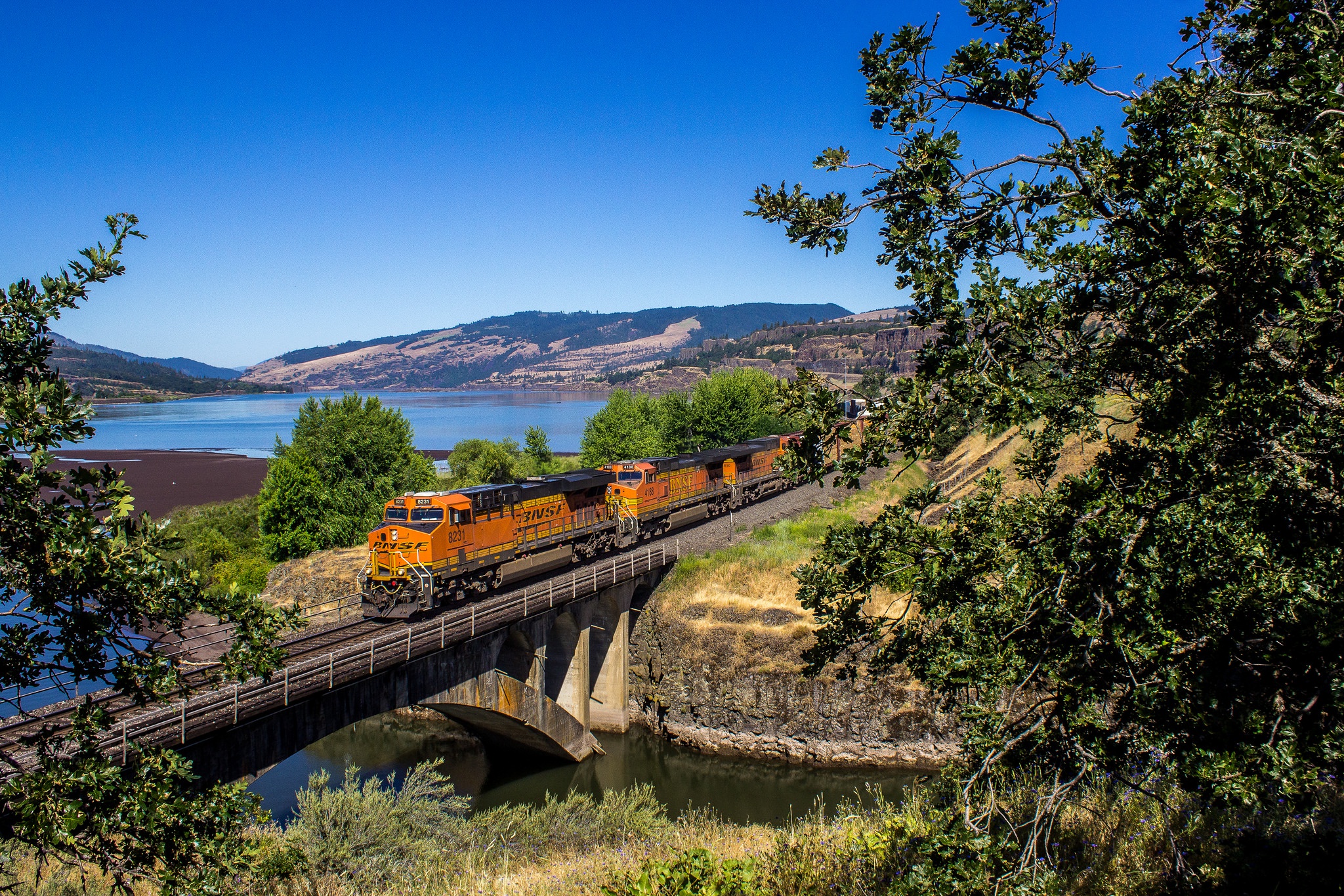 HD Wallpaper: Scenic Train Journey