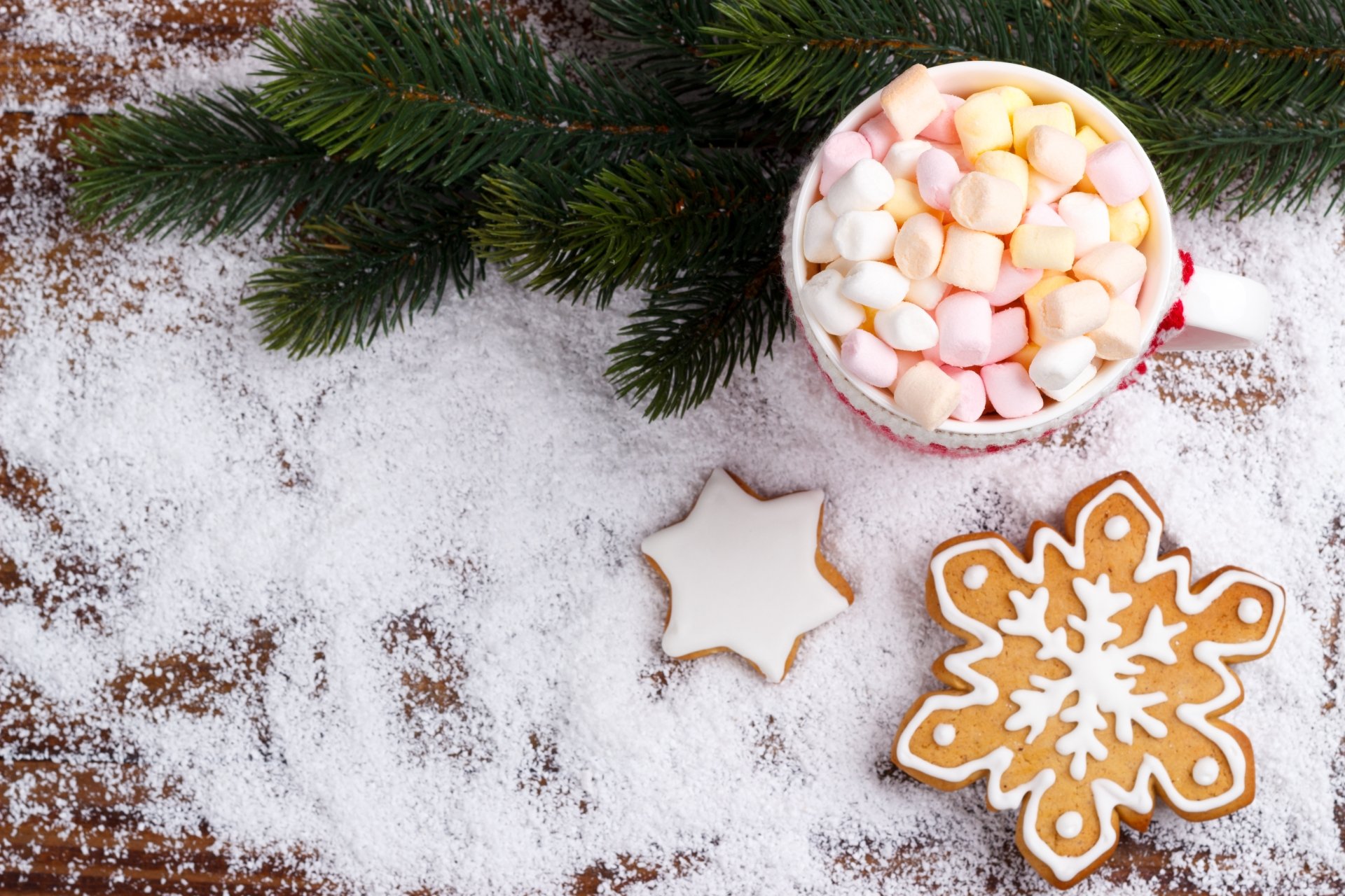 Cozy Winter Treats: Marshmallow Cup & Festive Cookies in 4K Ultra HD ...