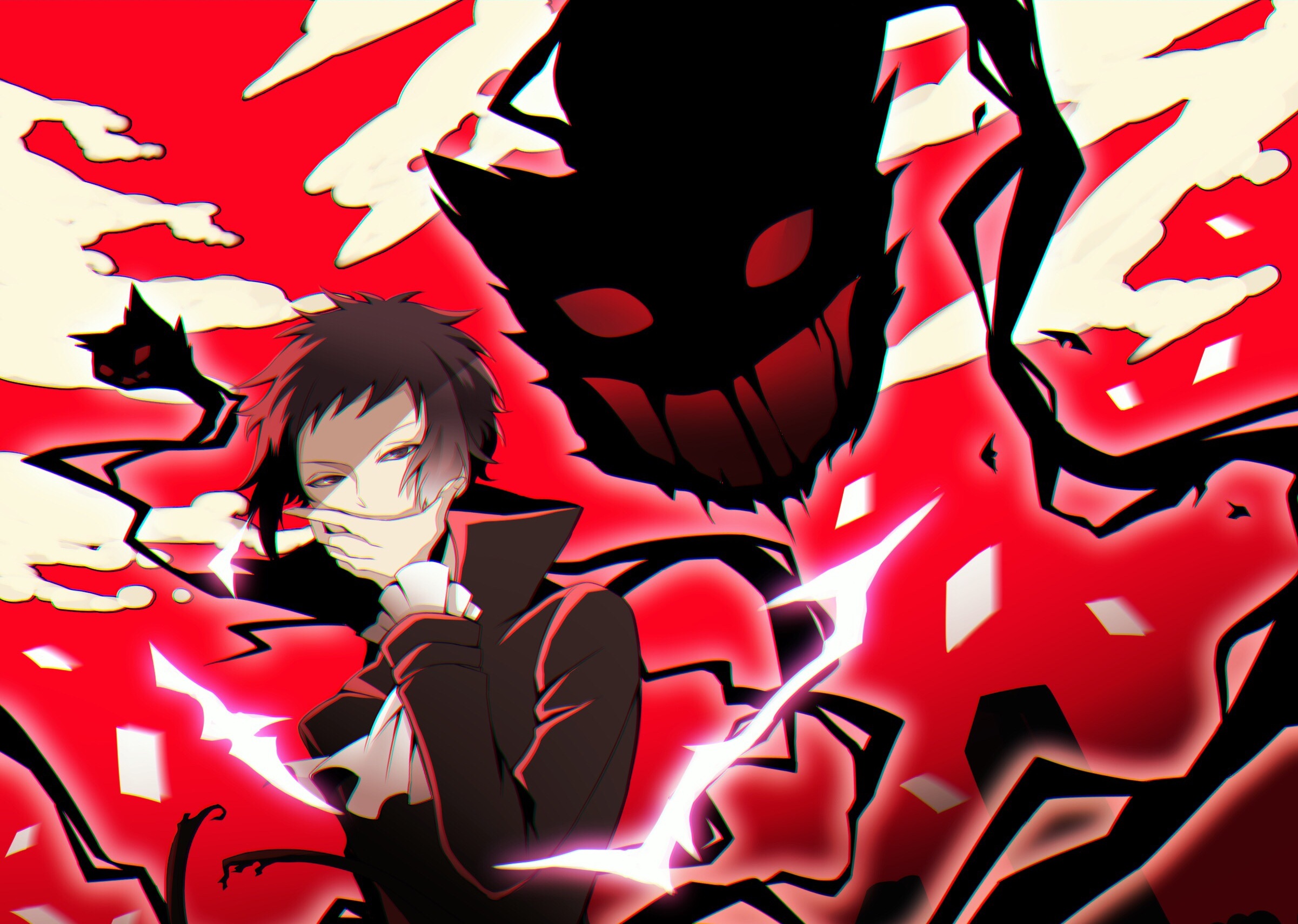 Download Ryūnosuke Akutagawa Anime Bungou Stray Dogs HD Wallpaper by りく