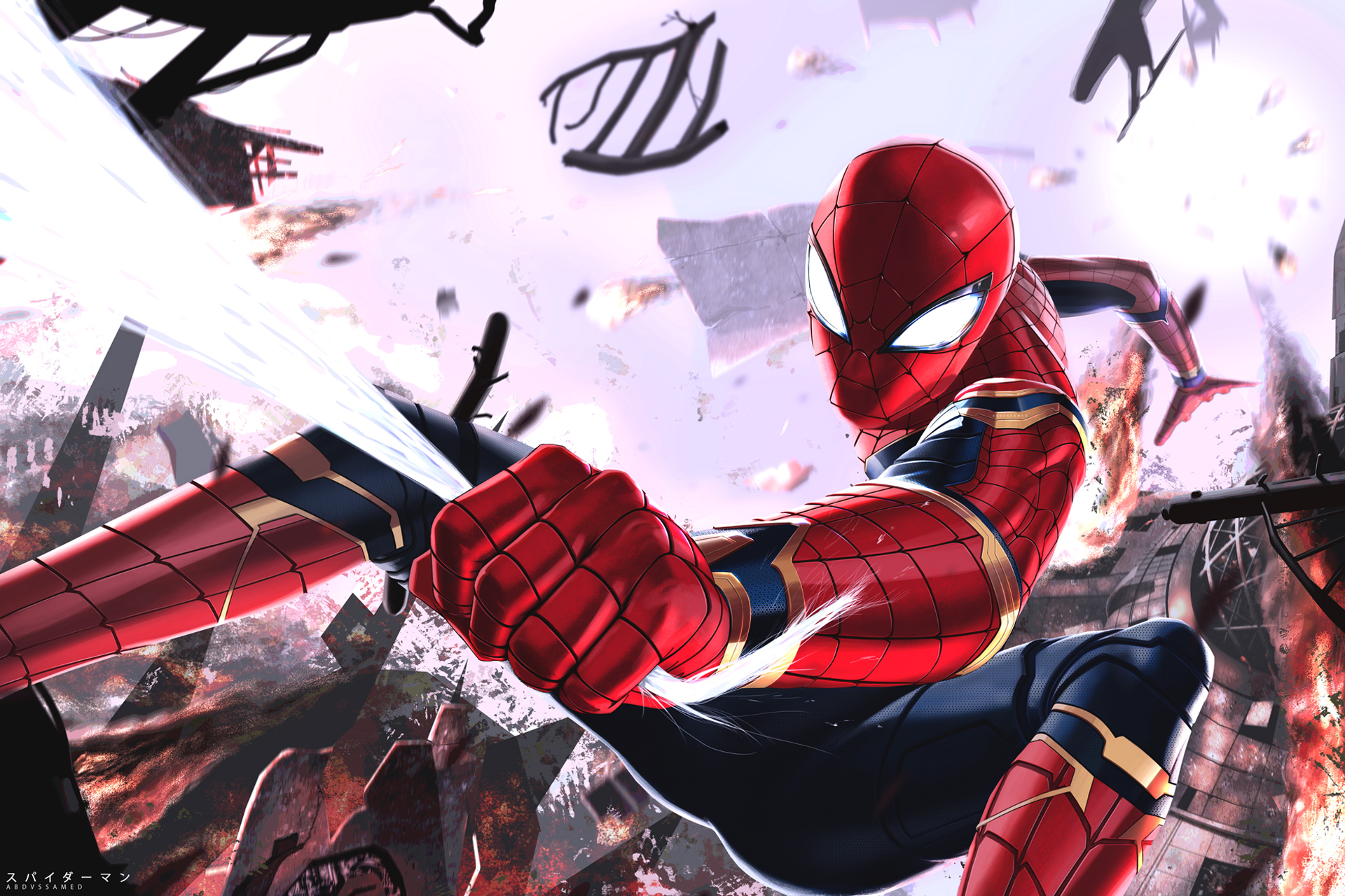 Download Spider Man Movie Avengers: Infinity War HD Wallpaper