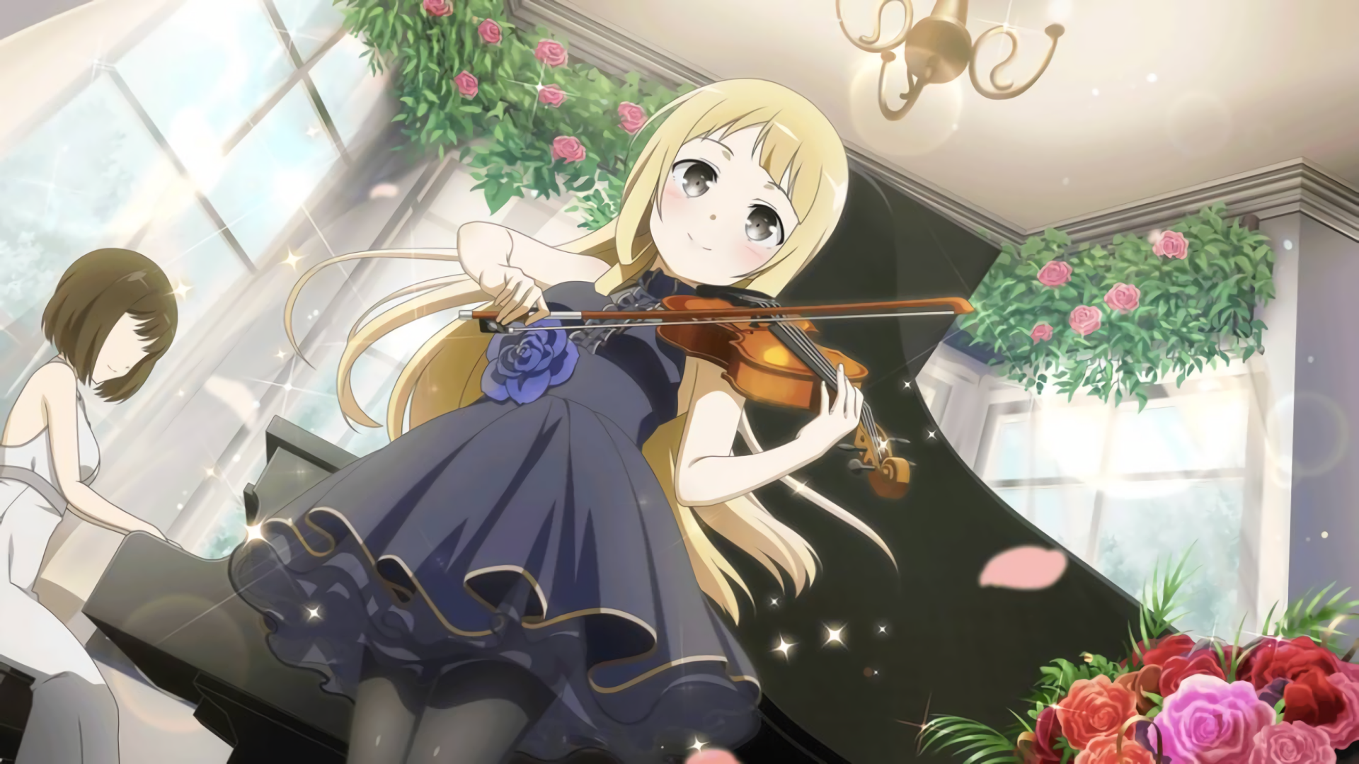 Download Rose Piano Violin Nogi Sonoko Anime Yuki Yuna Is A Hero HD ...