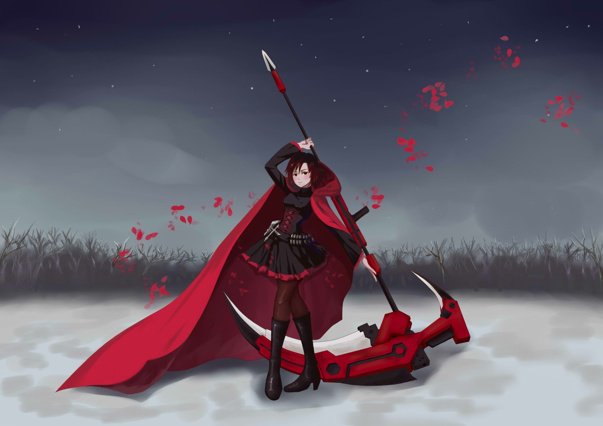 Download Ruby Rose (RWBY) Anime RWBY HD Wallpaper