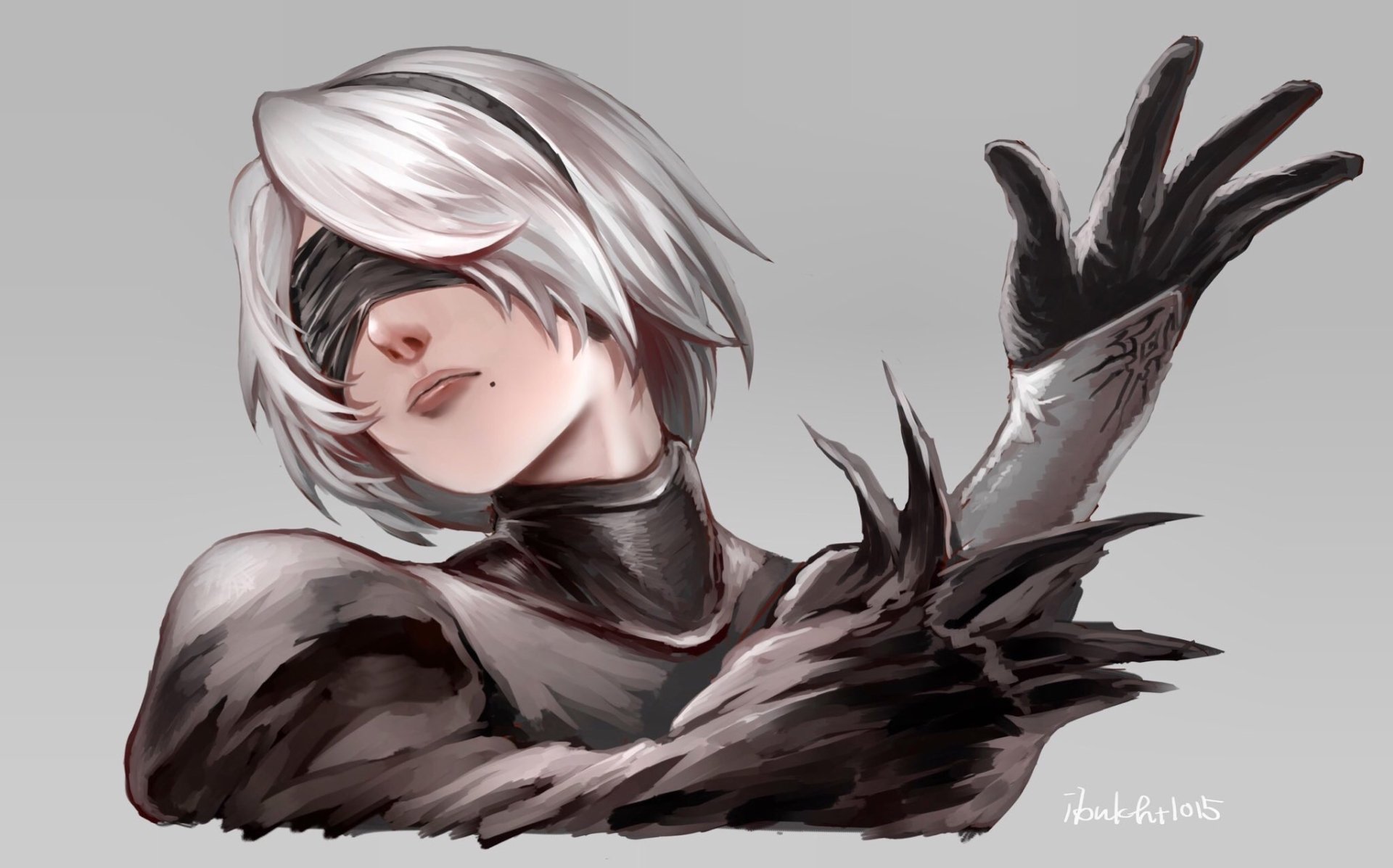 Gloved 2B — Blindfolded Elegance (YoRHa No.2 Type B, NieR:Automata) by IO