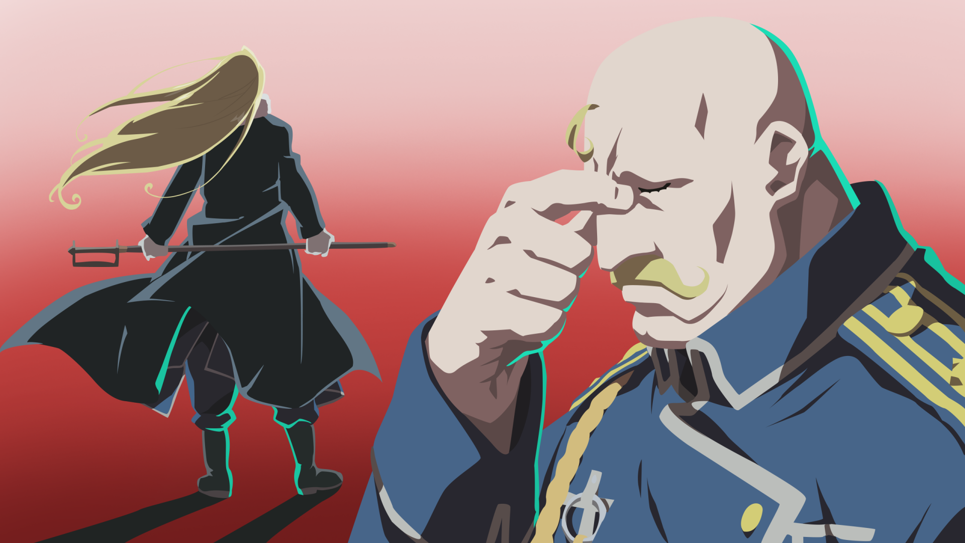 Download Olivier Mira Armstrong Alex Louis Armstrong Anime Fullmetal ...