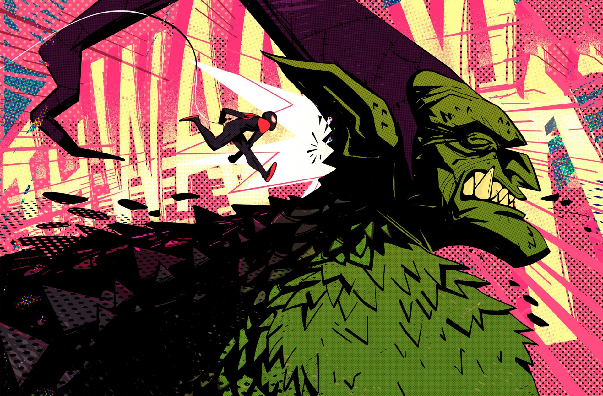 Green Goblin vs. Miles Morales – Spider-Man: Into the Spider-Verse HD ...