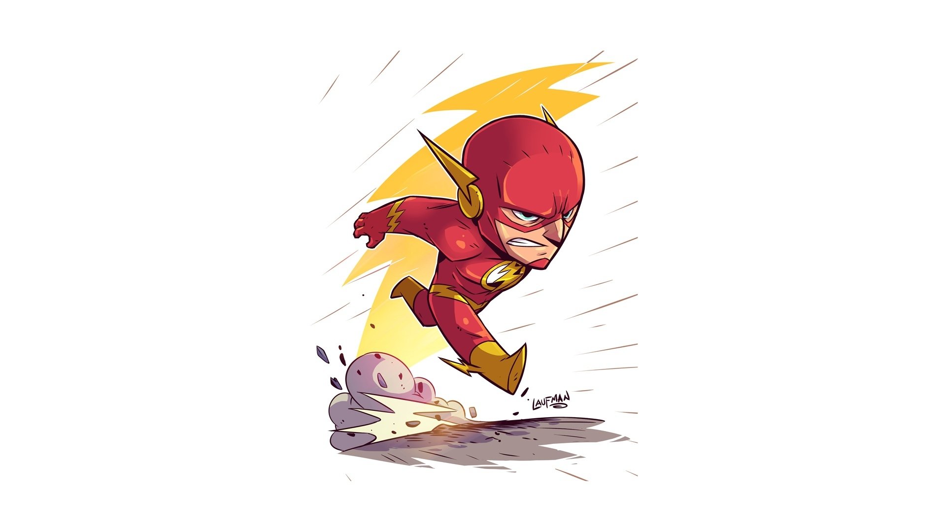Flash Speedster: HD DC Comics Comic Wallpaper by Derek Laufman