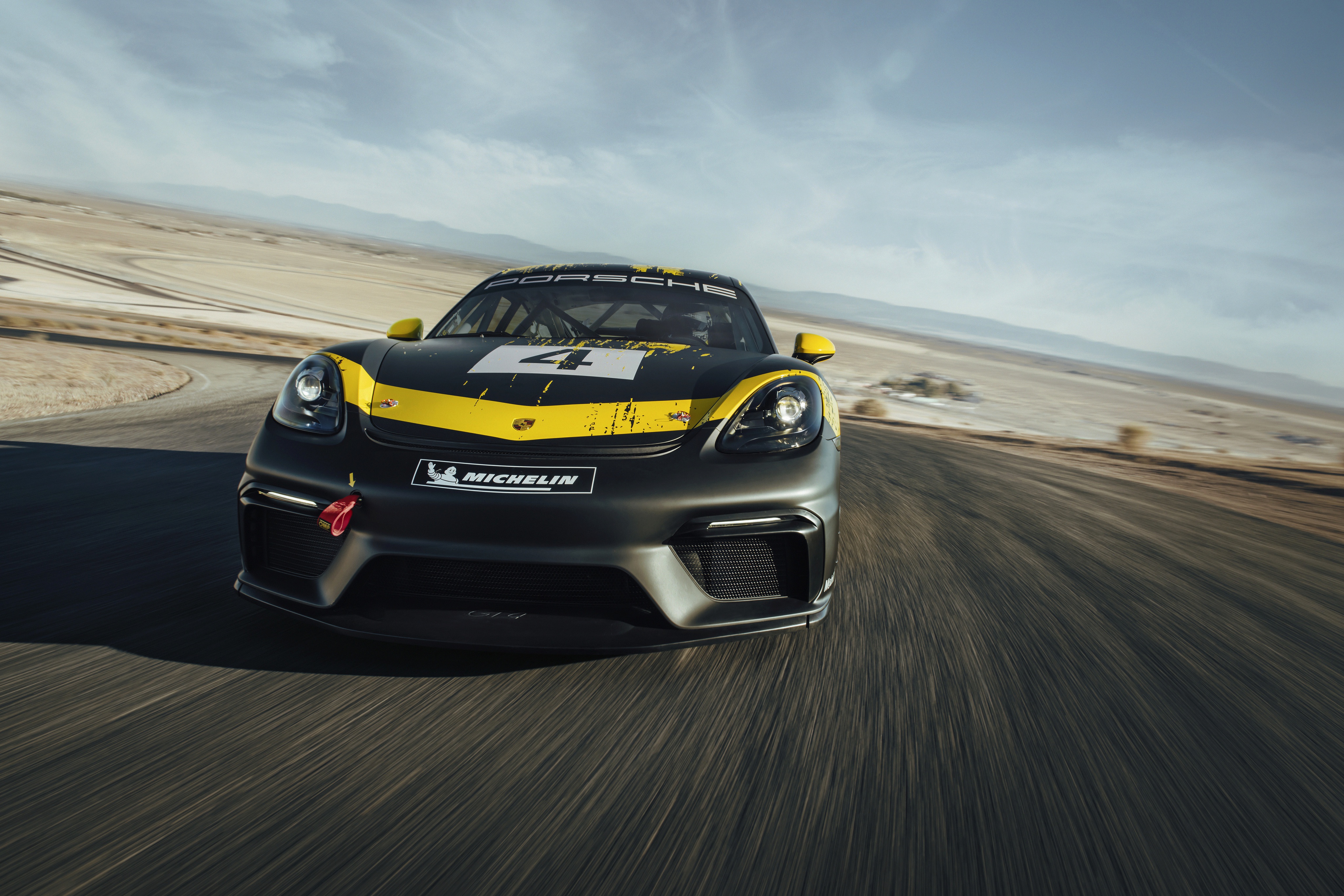 Download Race Car Car Porsche Porsche Cayman Vehicle Porsche Cayman GT4 ...