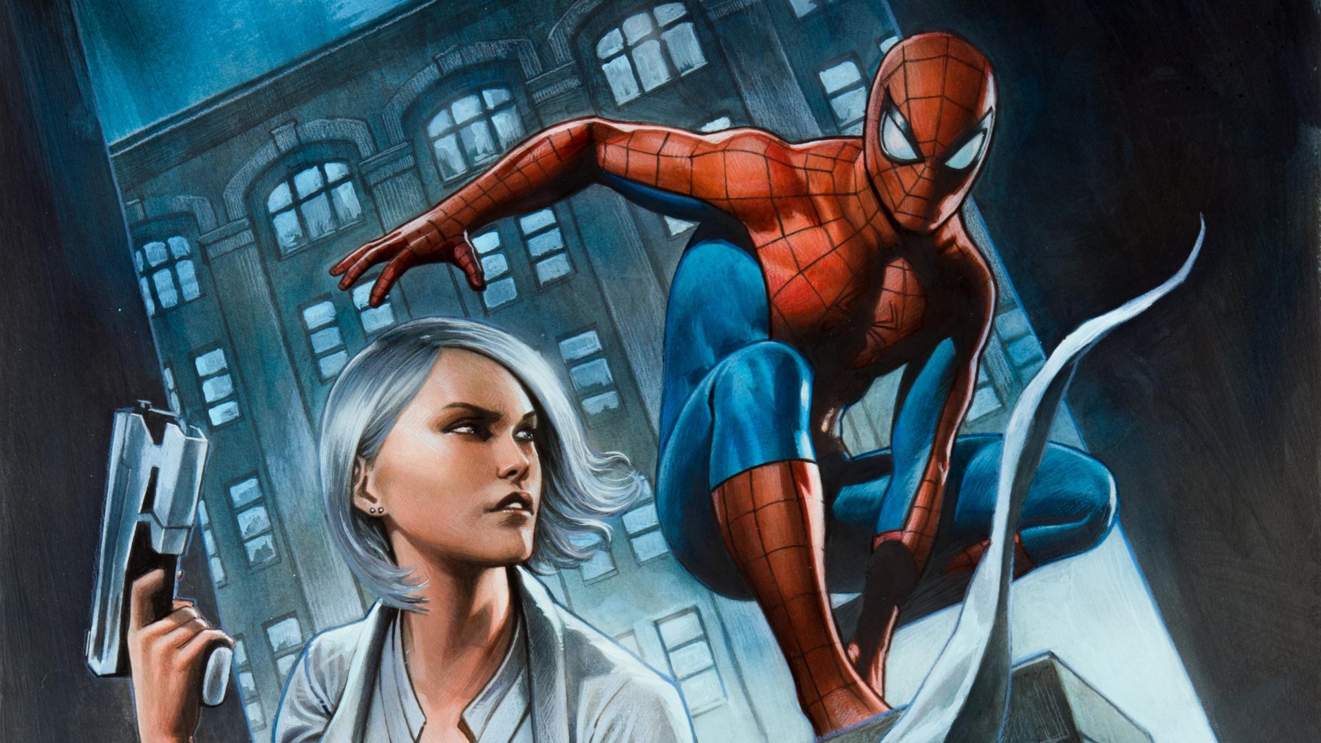 Spider-Man PS4 — 2K Quad HD Wallpaper: Night Patrol | 3000x1687 ...